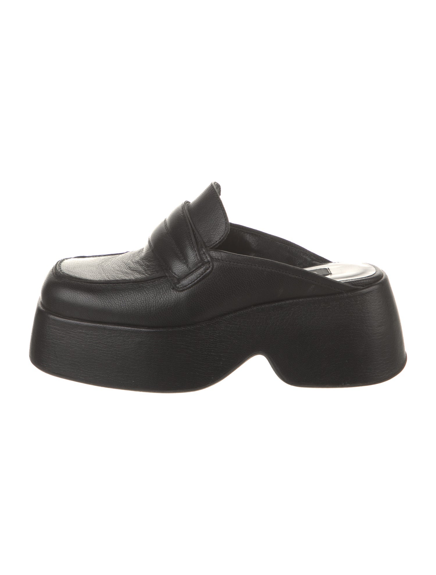 Simon Miller Leather Mules - Black Pumps, Shoes - WMLLR31398 | The RealReal