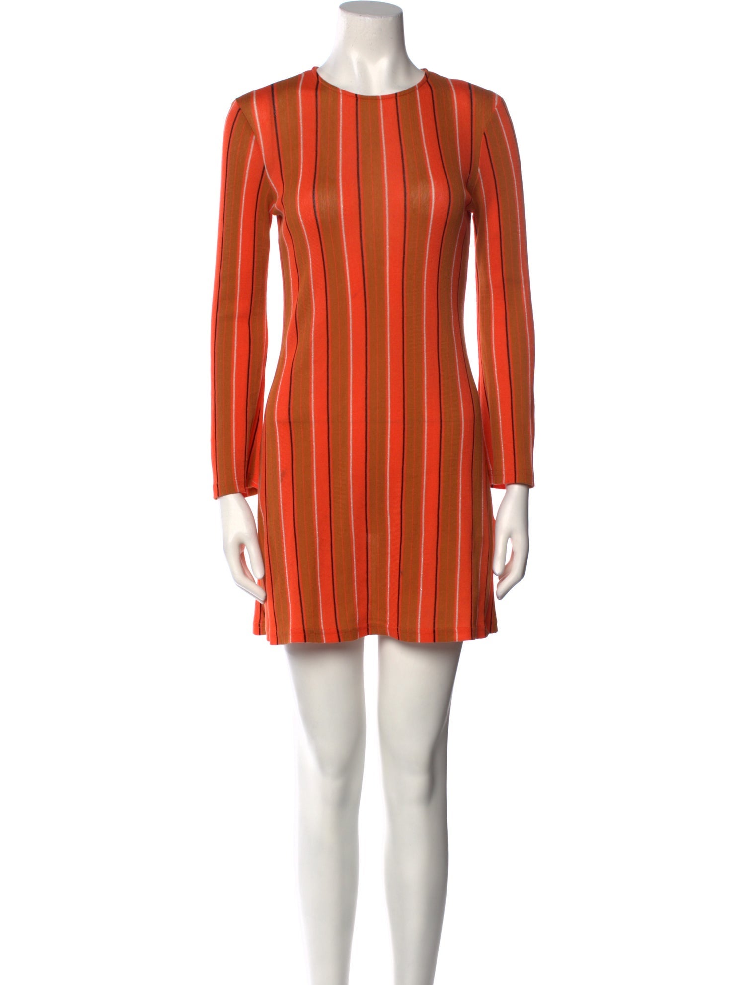 Simon Miller Striped Mini Dress - Orange Dresses, Clothing - WMLLR35092 ...
