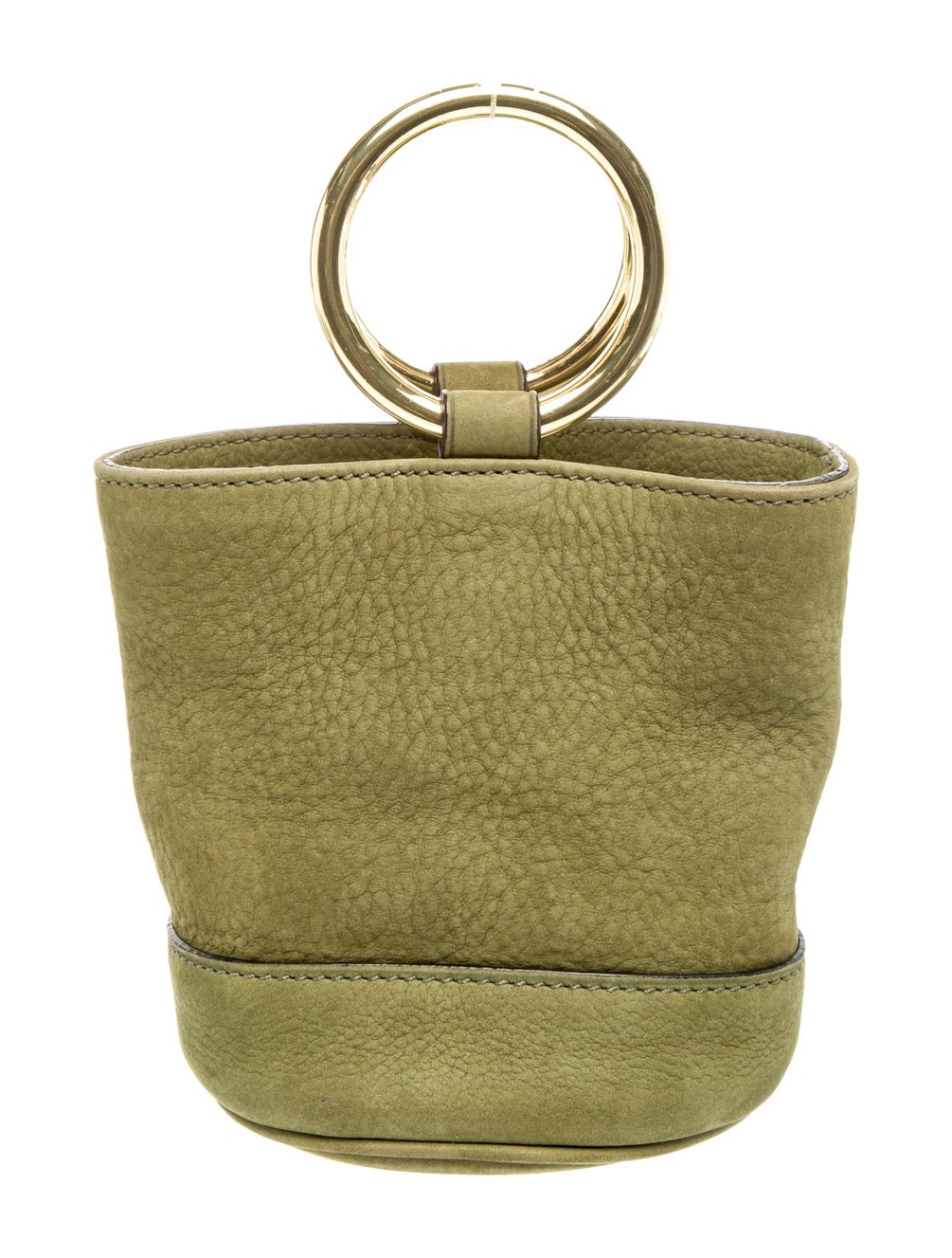 Simon Miller Leather Top Handle Bag - Green Handle Bags, Handbags ...