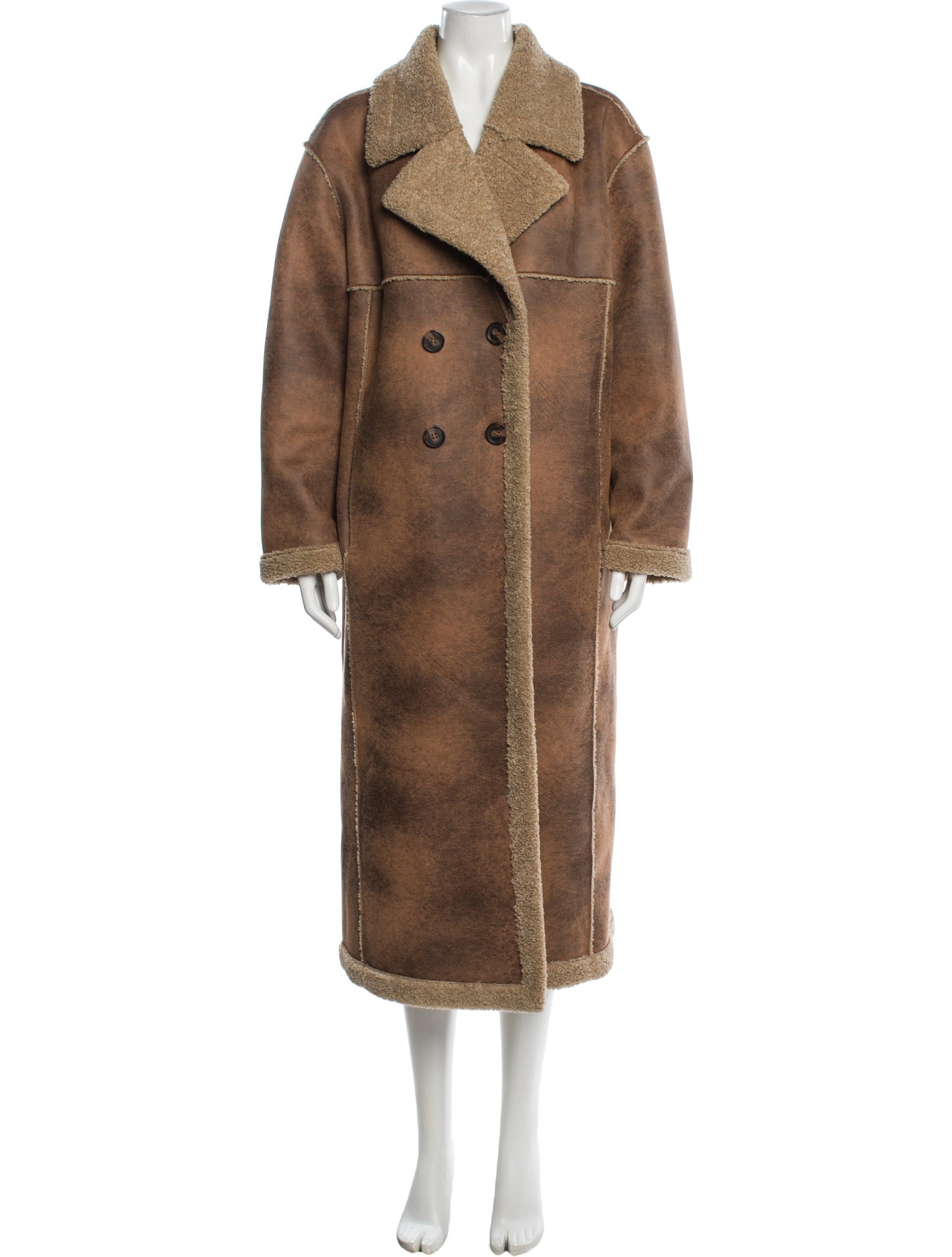 Simon Miller Faux Fur Coat - Brown Coats, Clothing - WMLLR39896 | The ...