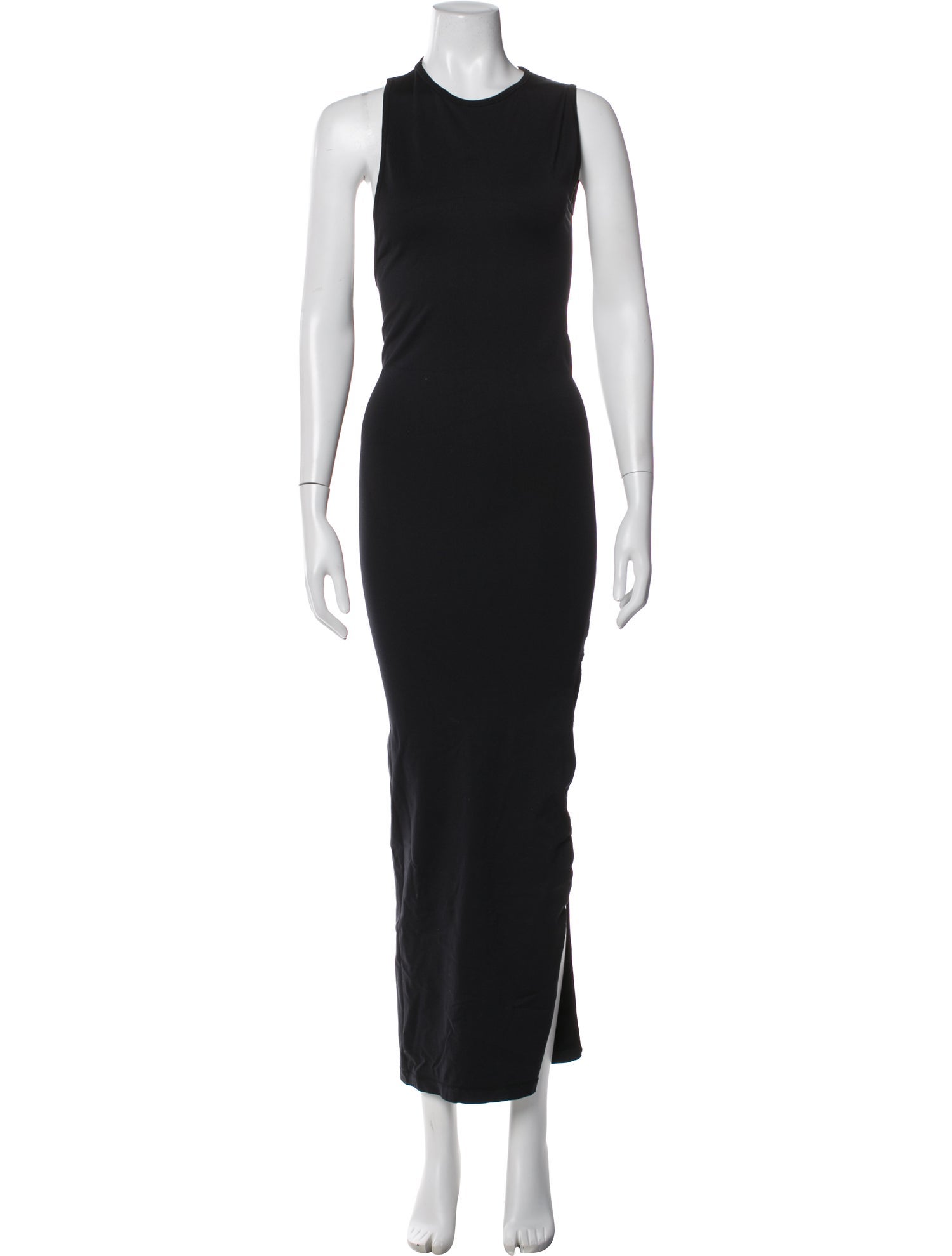 Simon Miller Crew Neck Long Dress - Black Dresses, Clothing ...