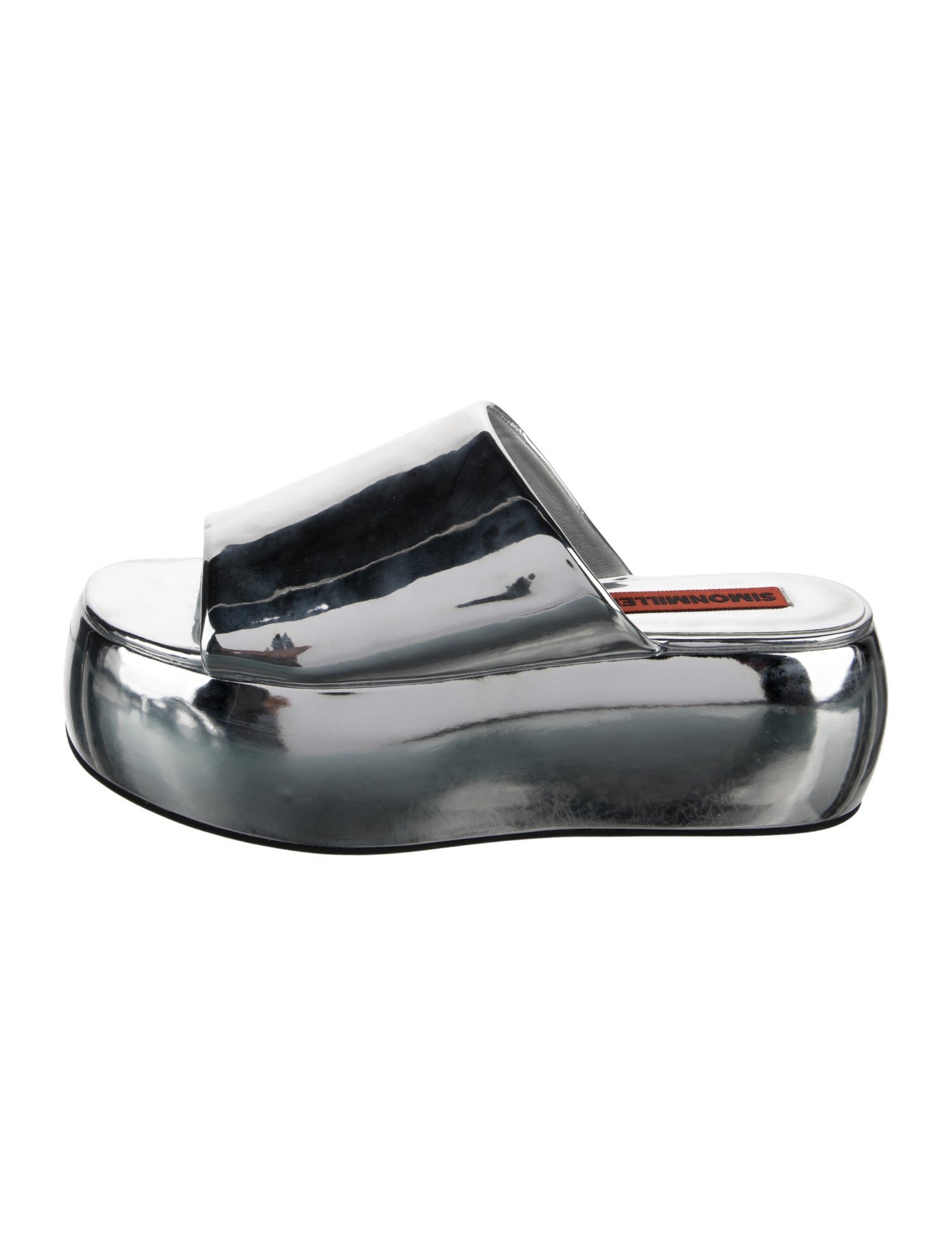 Simon Miller PVC Slides - Metallic Sandals, Shoes - WMLLR40349 | The ...