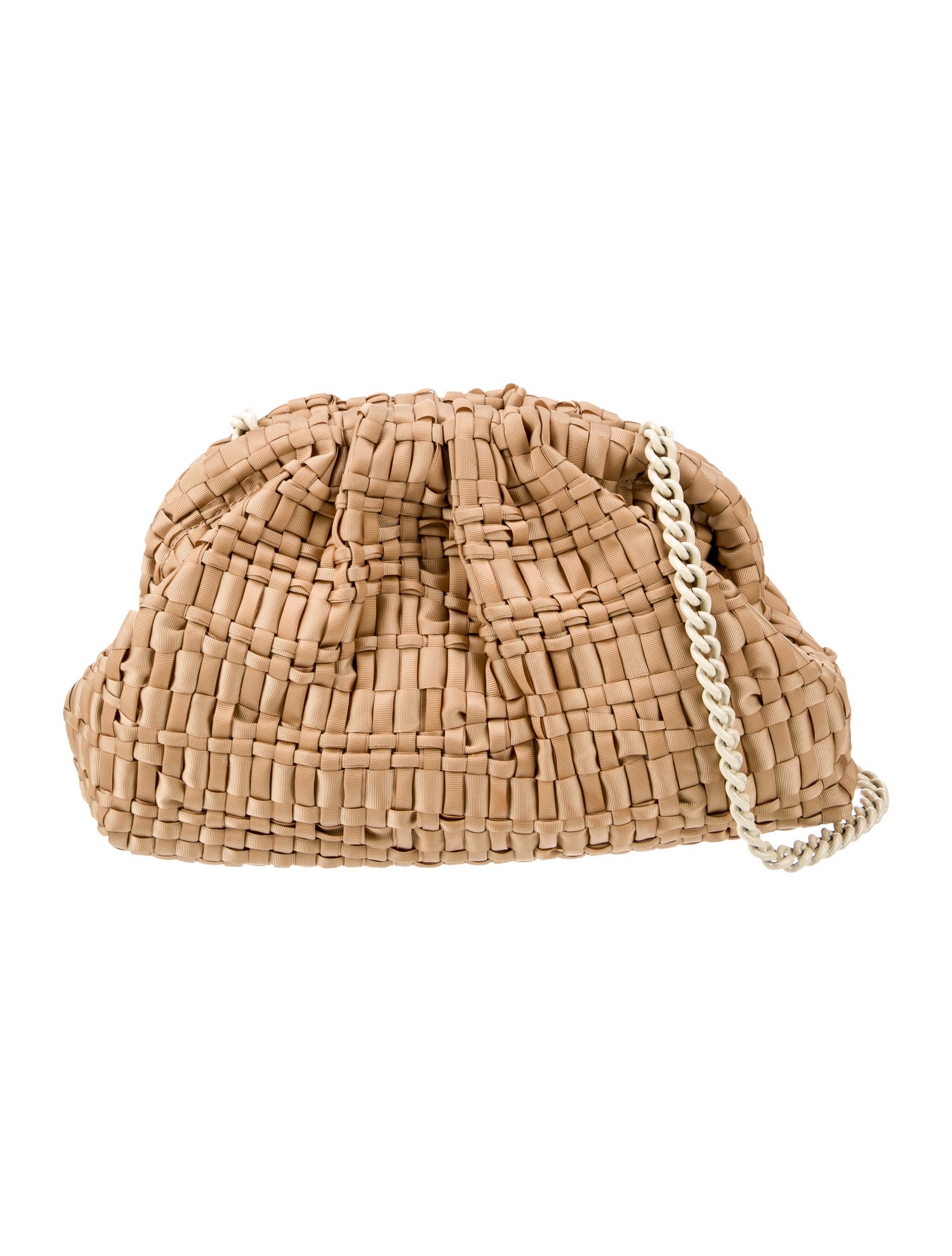 Maria La Rosa Two-Toned Clutch - Neutrals Clutches, Handbags ...