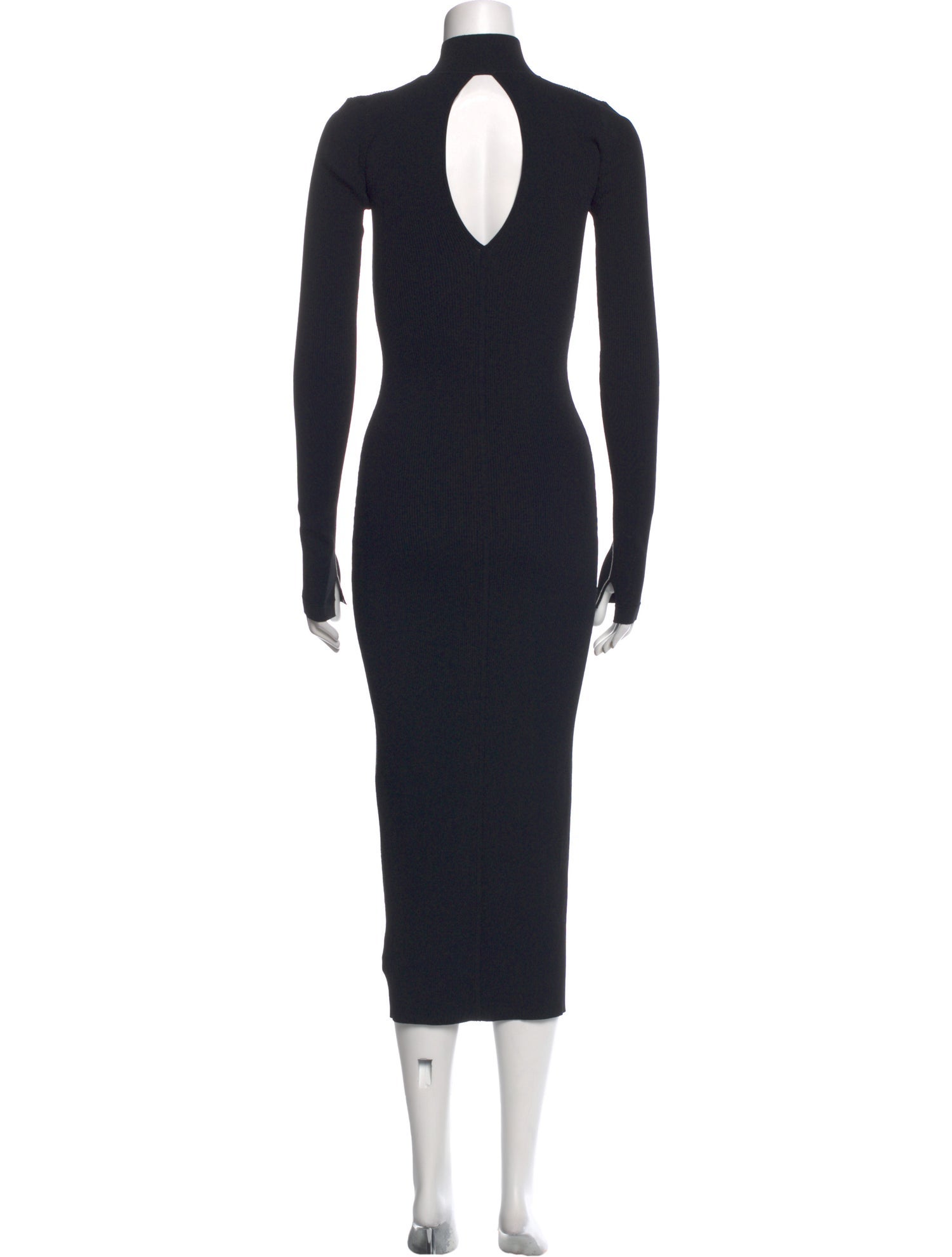 Maria McManus Mock Neck Long Dress - Black Dresses, Clothing ...