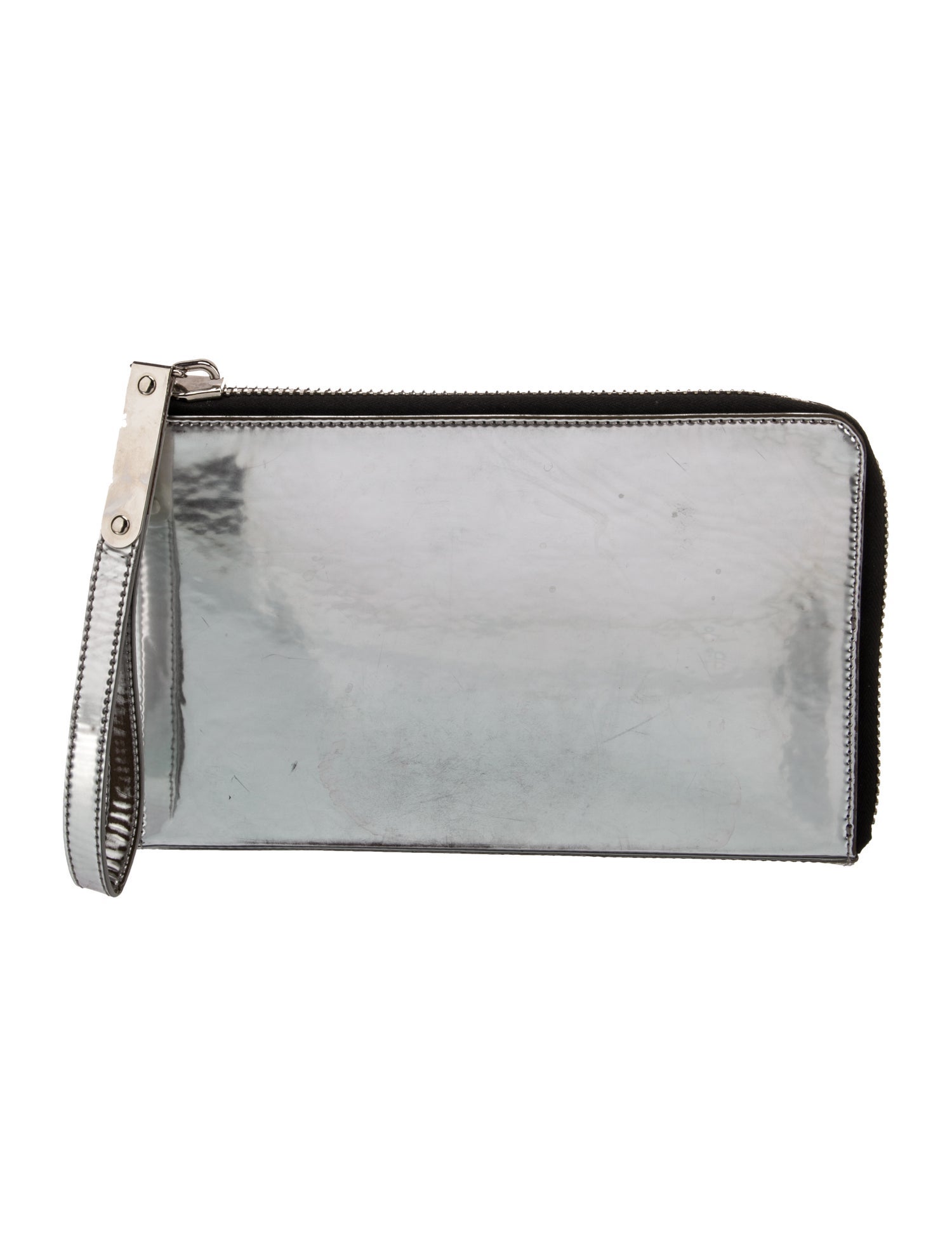 Maison Martin Margiela Leather Clutch - Metallic Clutches, Handbags ...