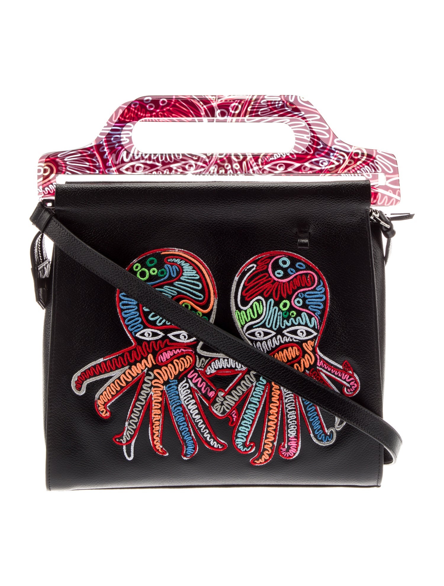 Min & Mon Leather Shoulder Bag - Black Crossbody Bags, Handbags ...