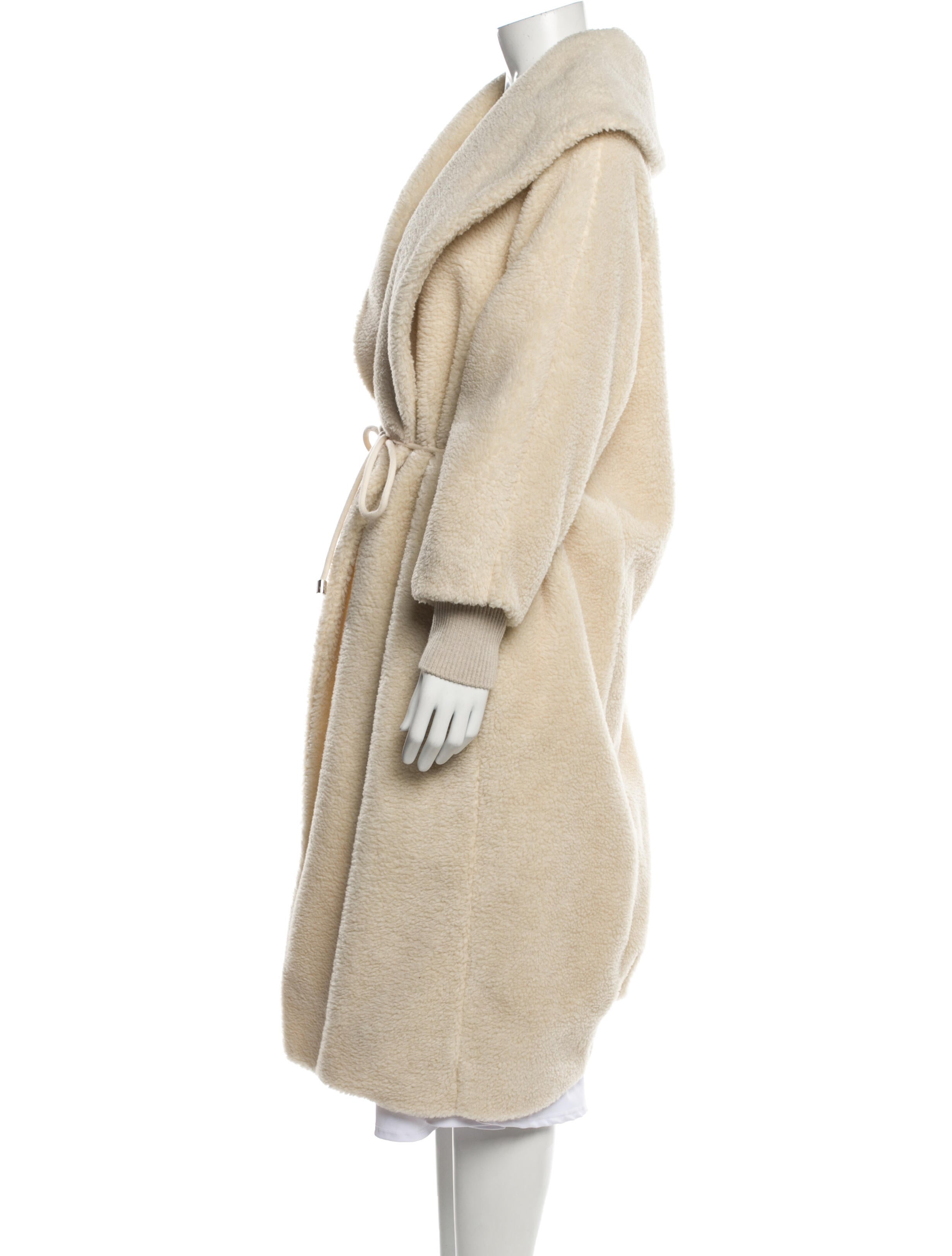 Max Mara Leisure Faux Fur Coat - Neutrals Coats, Clothing - WMMLE20841 ...