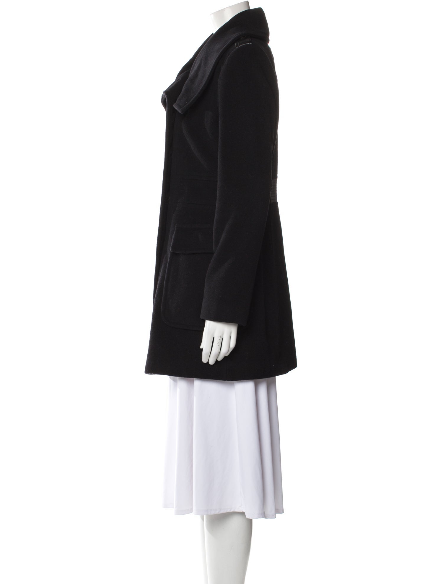 Marc New York by Andrew Marc Faux Fur Coat - Black Coats, Clothing ...