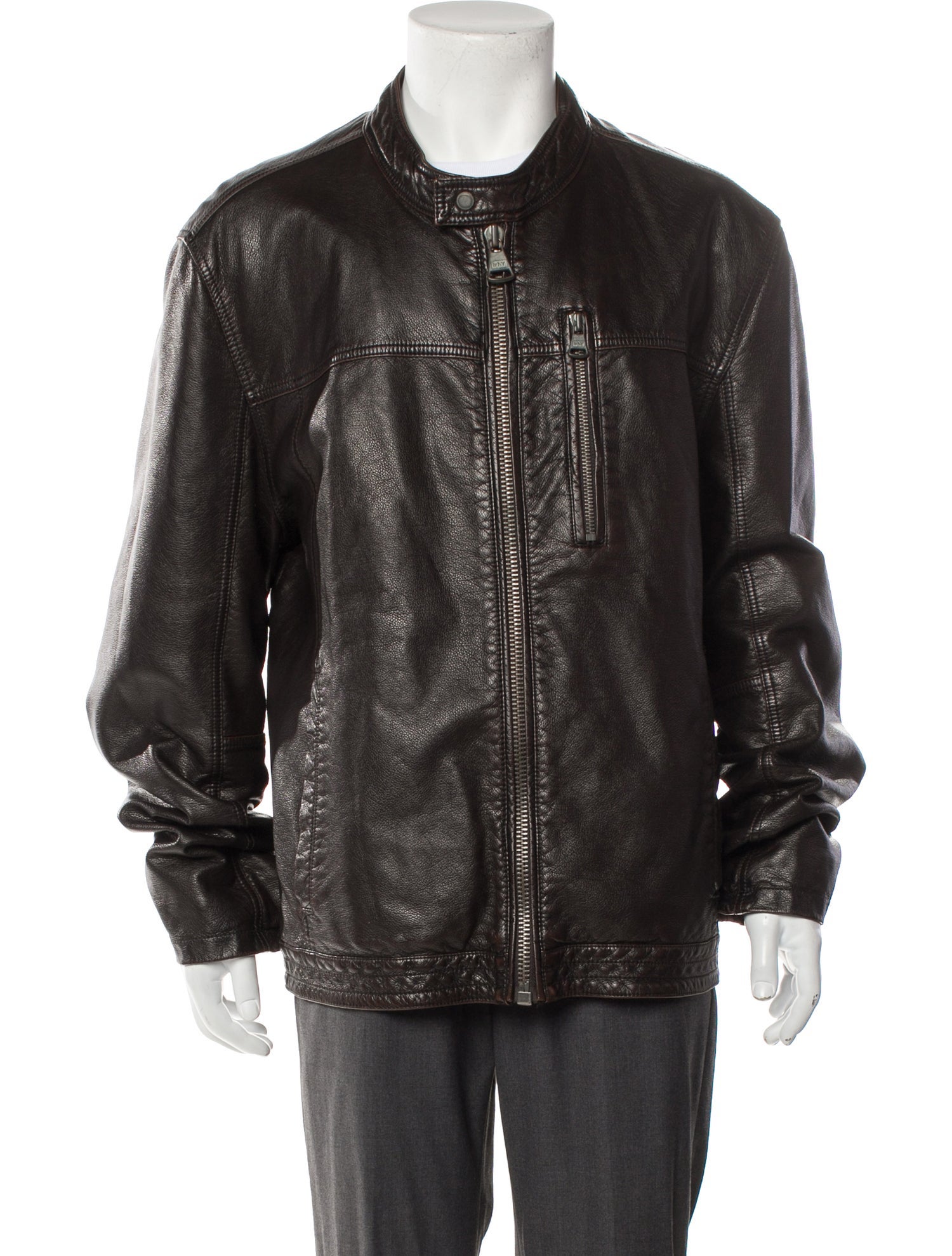 Marc New York by Andrew Marc Moto Jacket - Brown Outerwear, Clothing ...