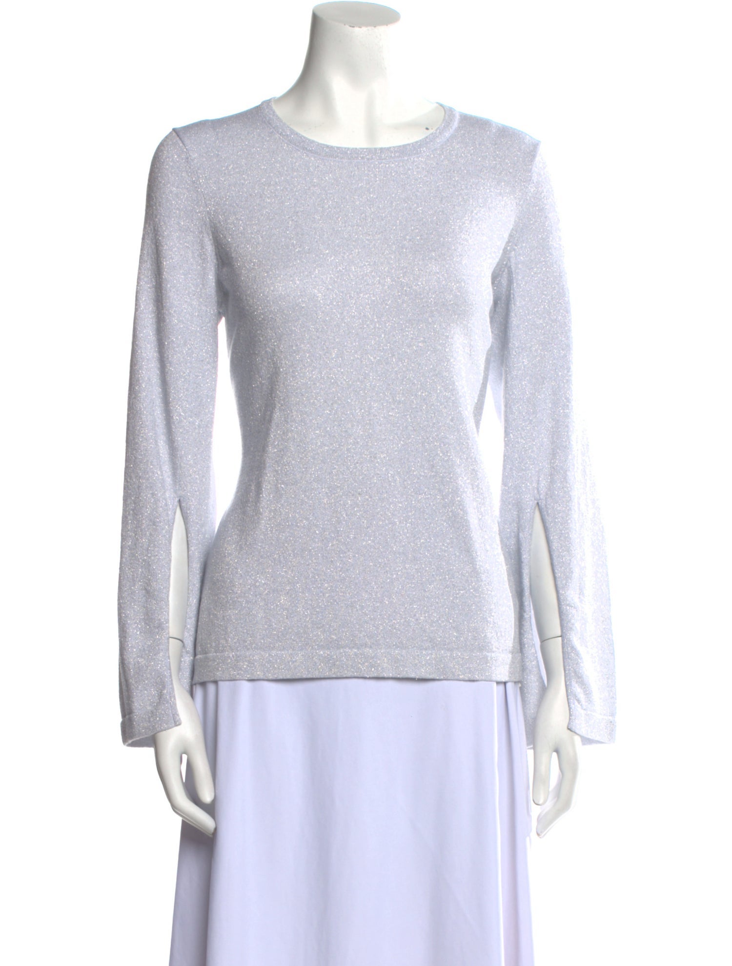 Minnie Rose Scoop Neck Sweater w/ Tags - Silver Knitwear, Clothing ...
