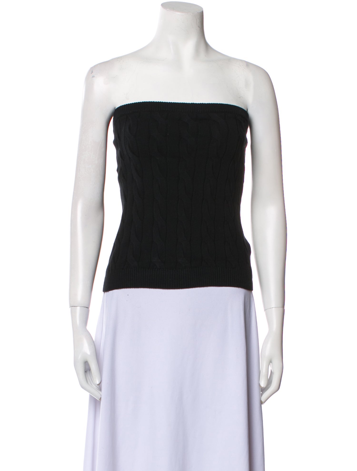 Minnie Rose Strapless Sweater w/ Tags - Black Knitwear, Clothing ...