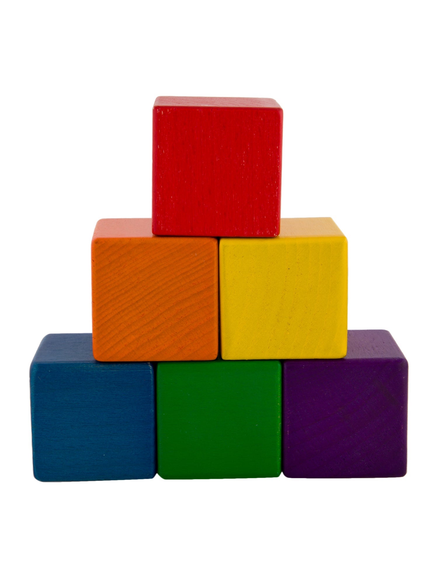 Monti Kids Wooden Rainbow Blocks Toy - Red - WMNTK20312 | The RealReal