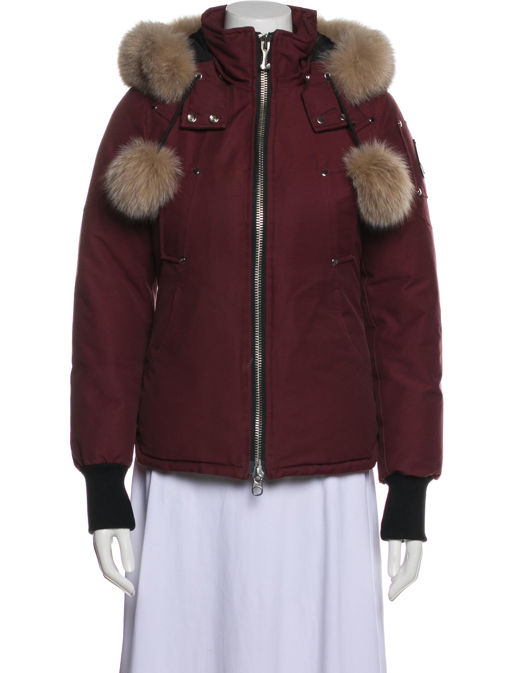 Moose Knuckles Down Coat - Burgundy Coats, Clothing - WMOKN22294 | The ...