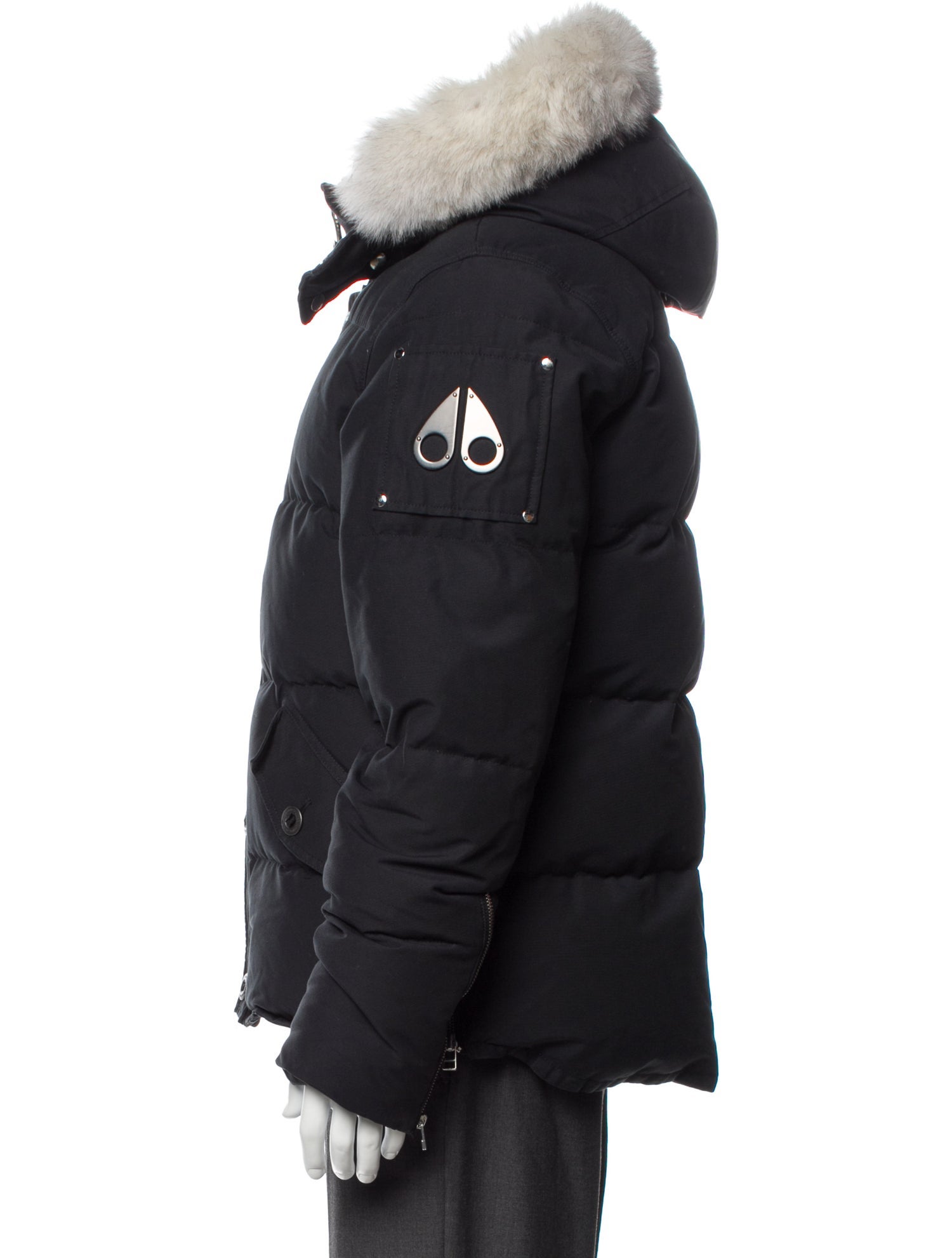 Moose Knuckles Puffer Coat - Black Outerwear, Clothing - WMOKN23260 ...