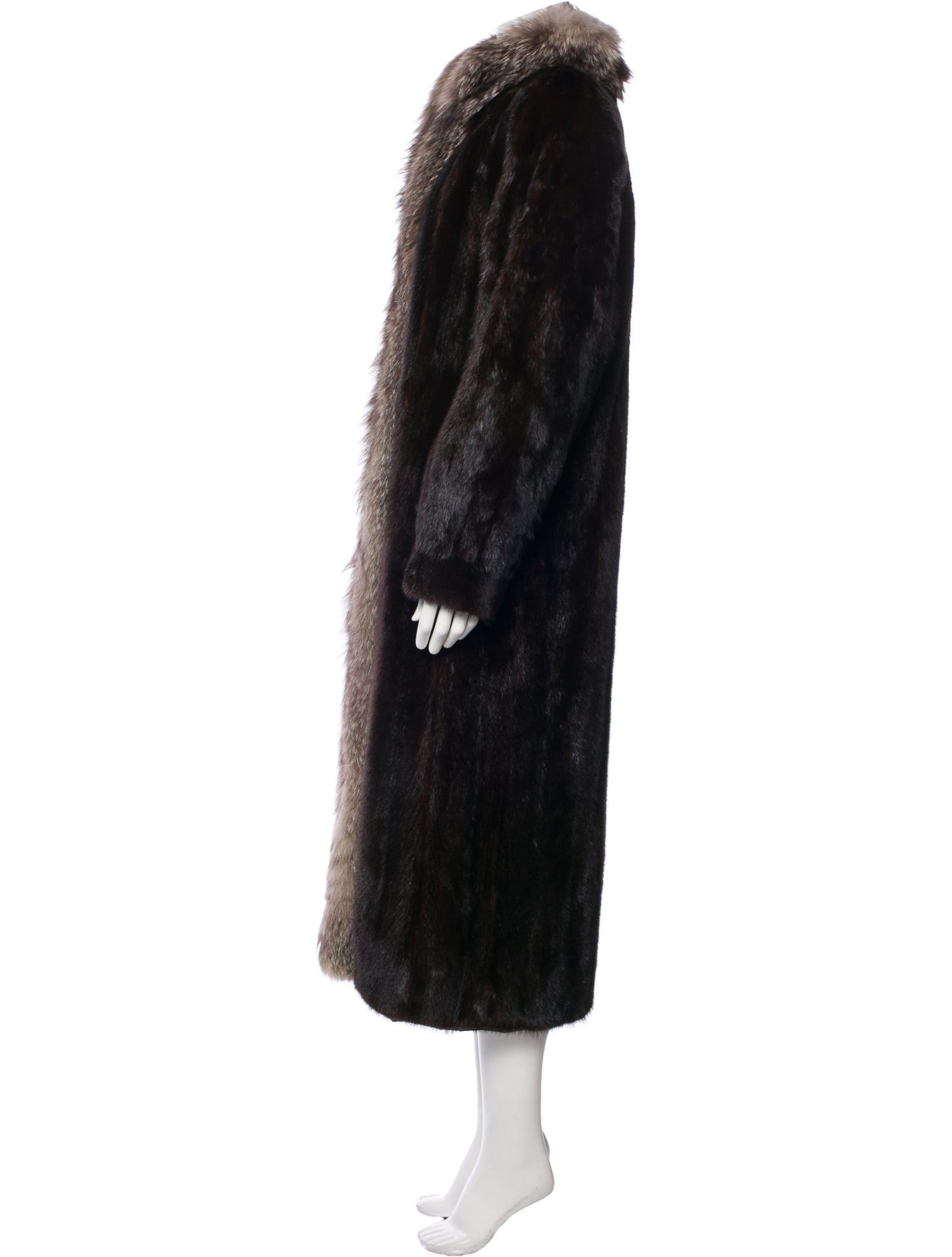 Anna Sui Printed Faux Fur Coat - Brown Coats, Clothing - ANA36083 | The ...