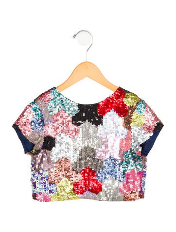 Morley Girls' Sequin Embellished Top w/ Tags - Girls - WMORL20018 | The ...