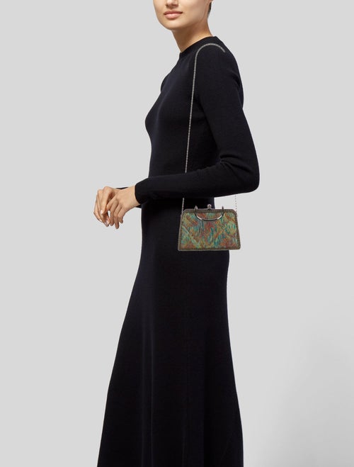 Moo Roo Nylon Top Handle Bag - Blue Handle Bags, Handbags - WMORO20165 ...