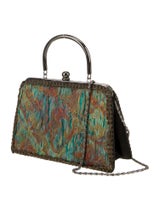 Moo Roo Nylon Top Handle Bag - Blue Handle Bags, Handbags - WMORO20165 ...