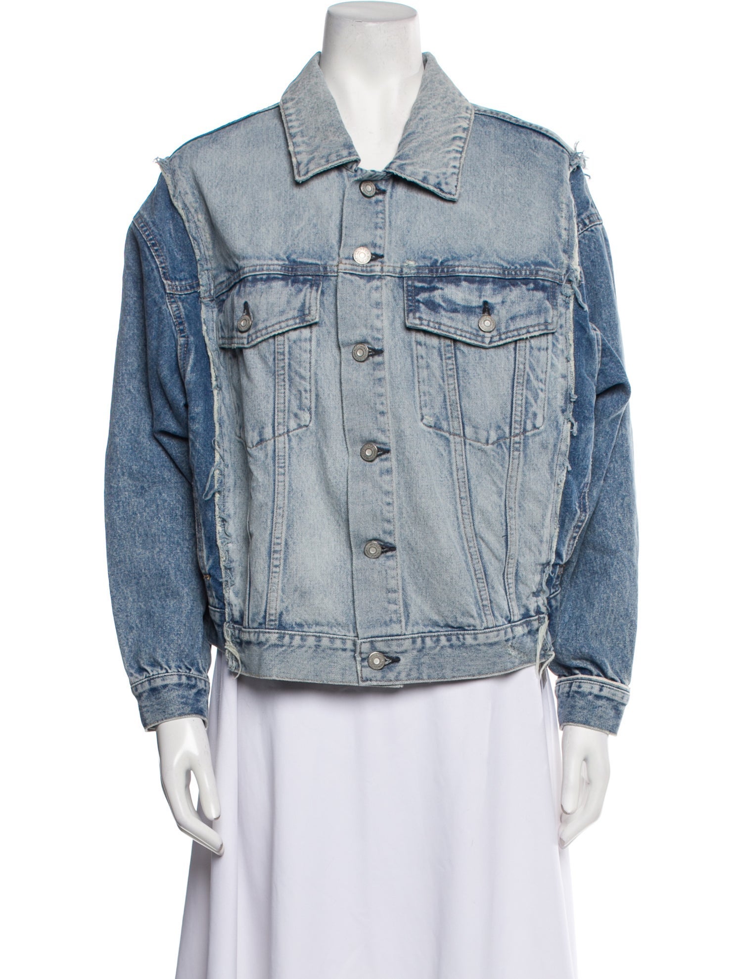 Moussy Denim Jacket - Blue Jackets, Clothing - WMOUS41337 | The RealReal