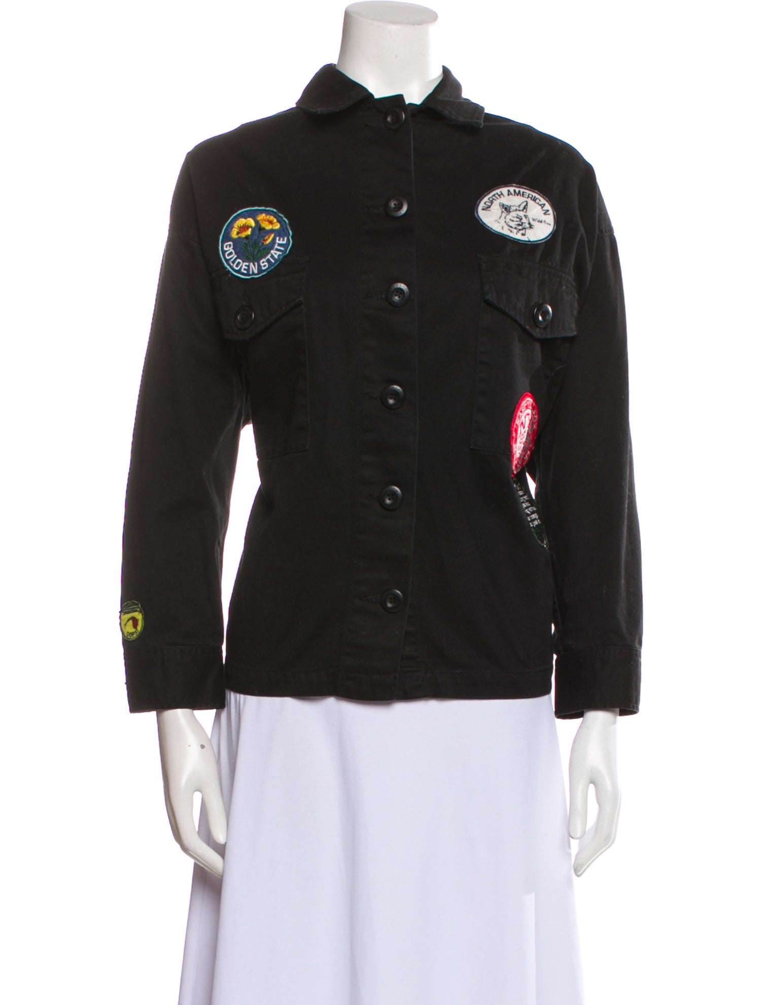 Moussy Denim Jacket - Black Jackets, Clothing - WMOUS43715 | The RealReal