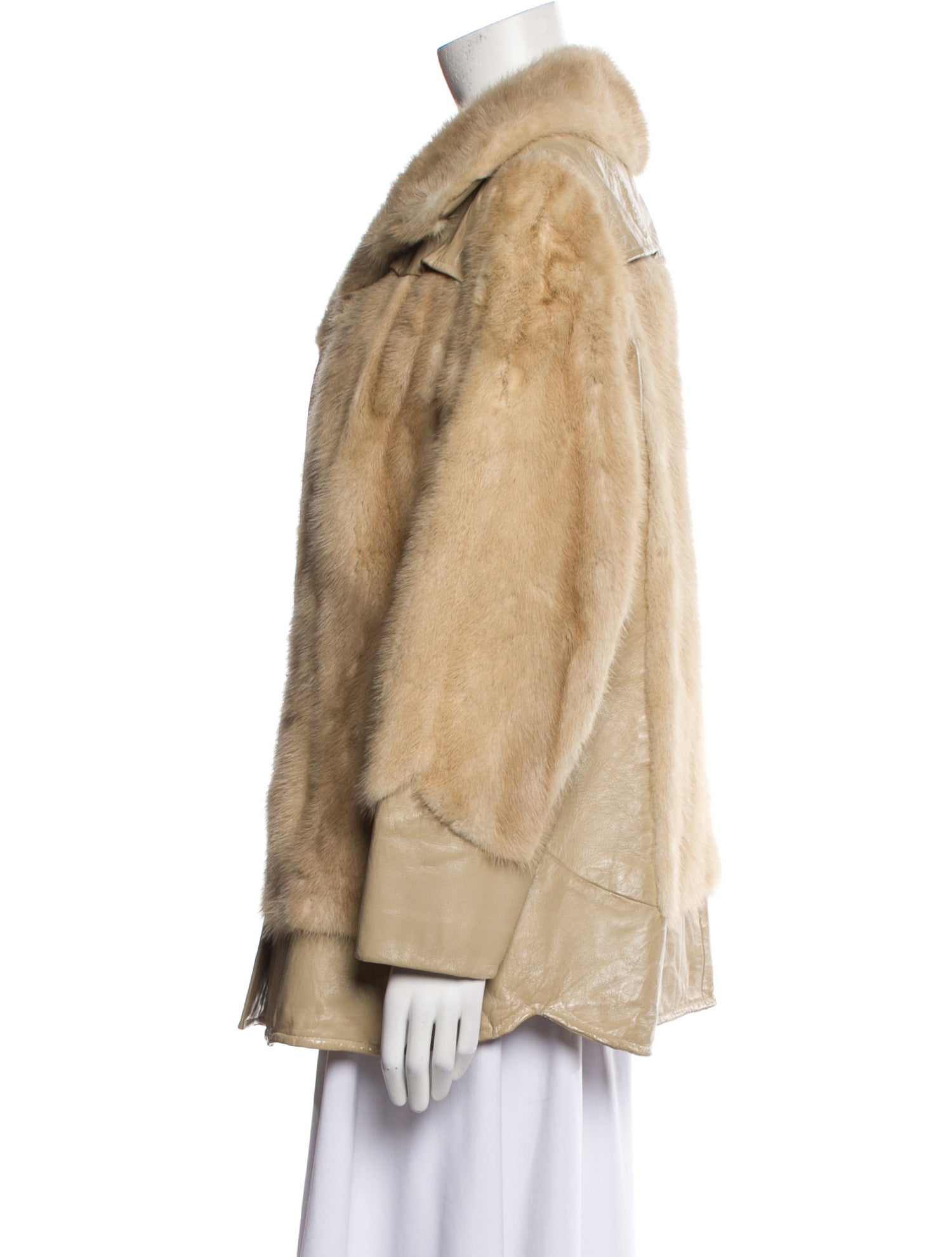 Maple Furriers Faux Fur Coat - Neutrals Coats, Clothing - WMPFR20011 ...