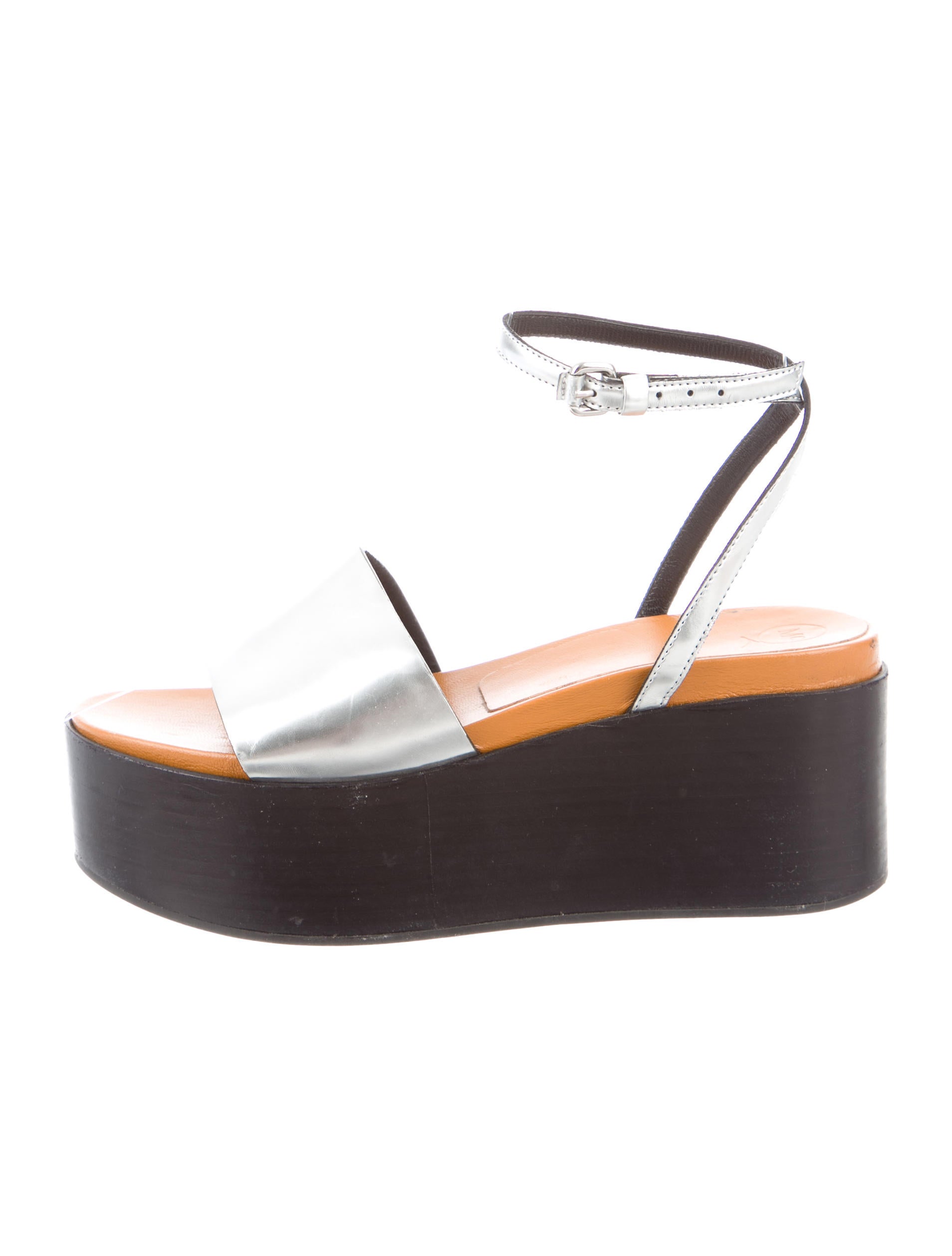 McQ Alexander McQueen McQ by Alexander McQueen Metallic Platform ...