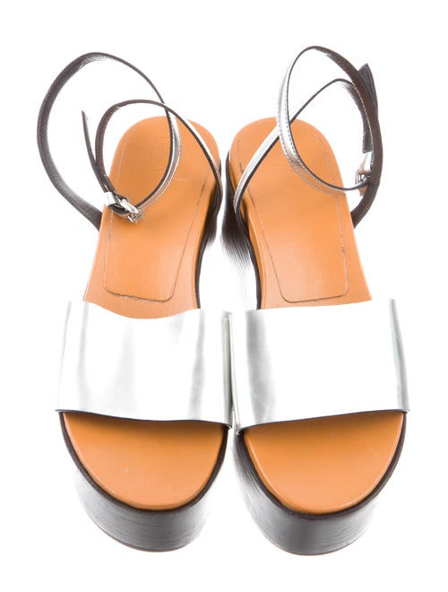 McQ Alexander McQueen McQ by Alexander McQueen Metallic Platform ...