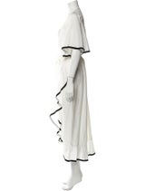 Morgan Lane V-Neck Long Dress - White Dresses, Clothing - WMRGL22693 ...