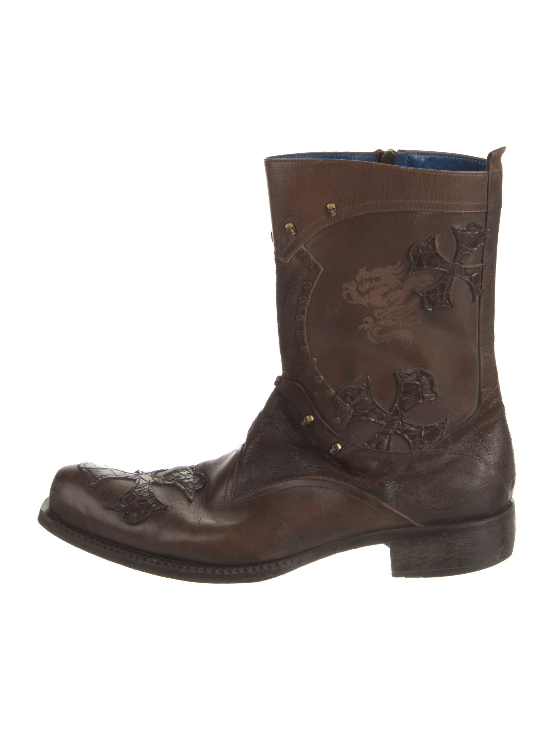 Mark Nason Leather Boots - Brown Boots, Shoes - WMRKN20248 | The RealReal