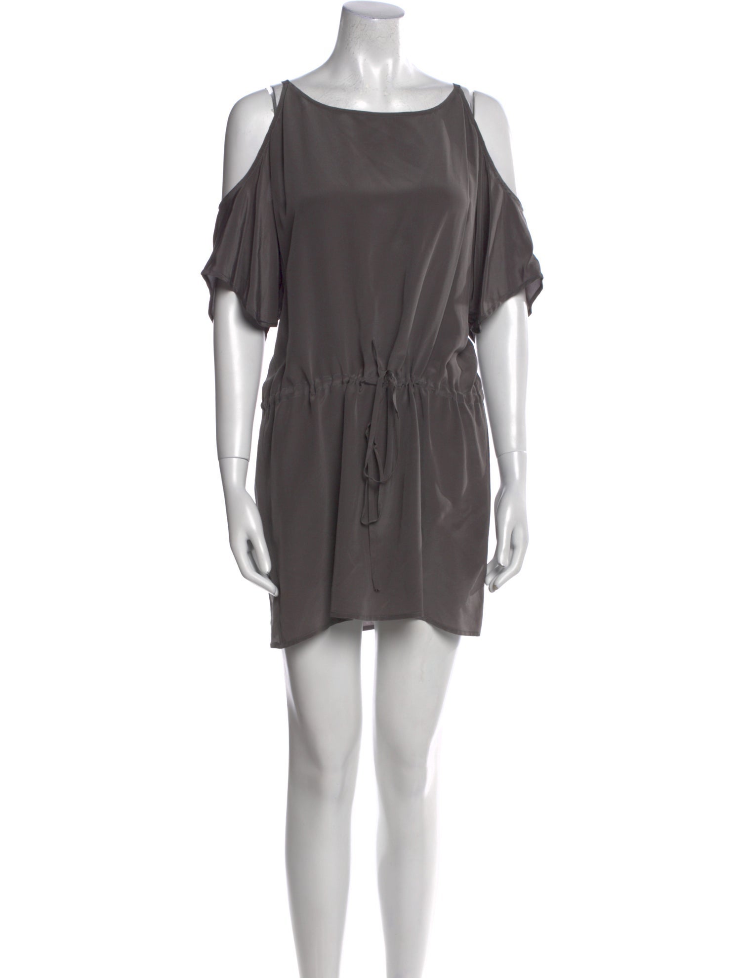 Mason Silk Mini Dress - Grey Dresses, Clothing - WMS29344 | The RealReal