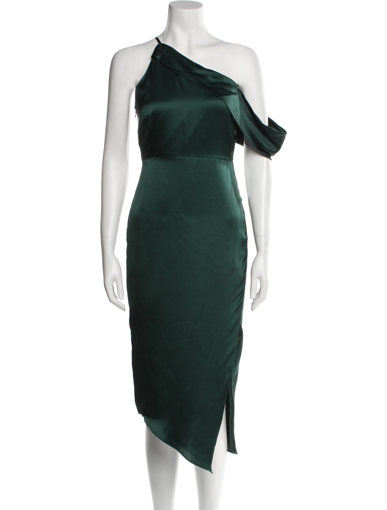 Michelle Mason Silk Long Dress w/ Tags - Green Dresses, Clothing ...