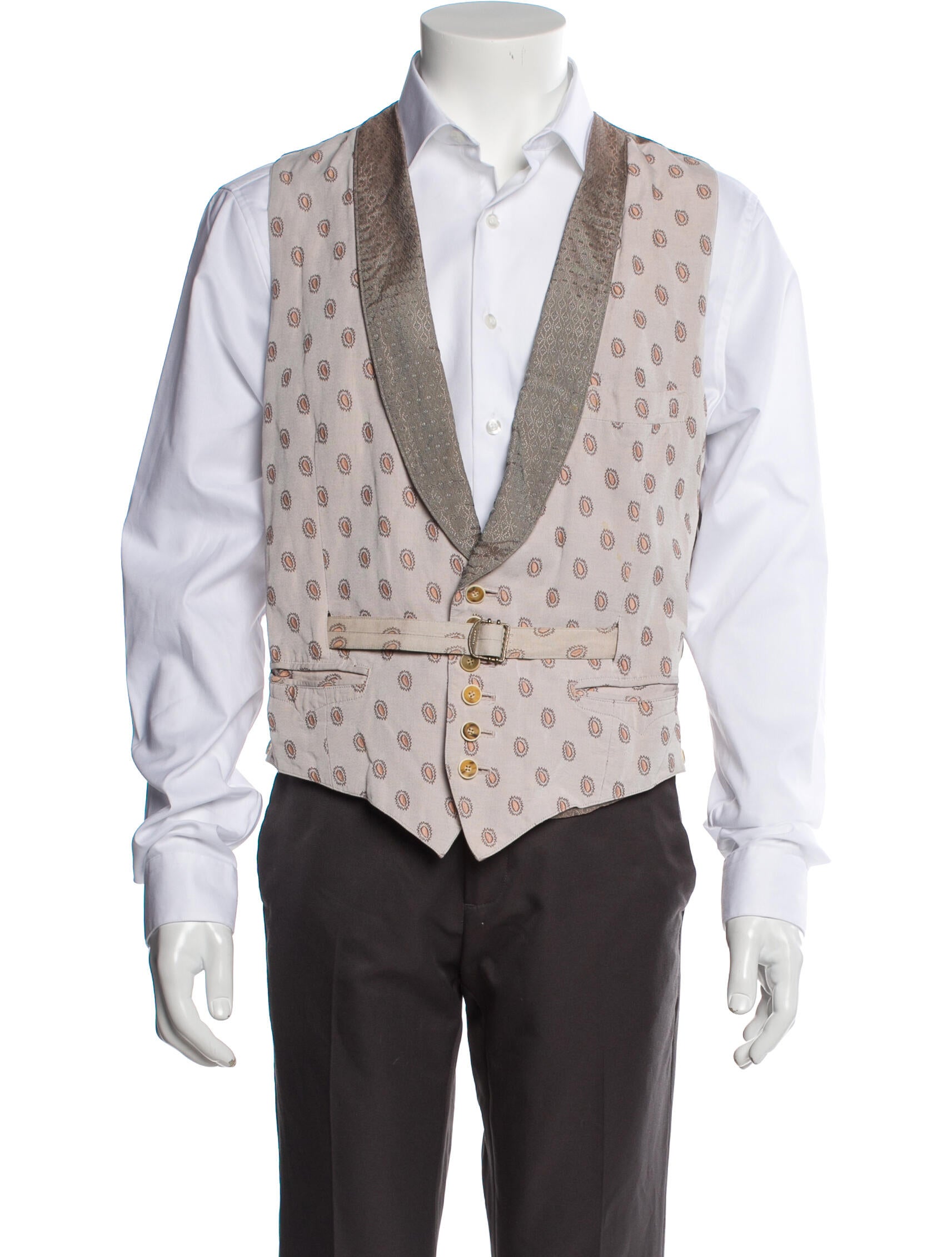 Matsuda Vintage Late 1980's - Early 1990's Suit Vest - Neutrals Suiting ...