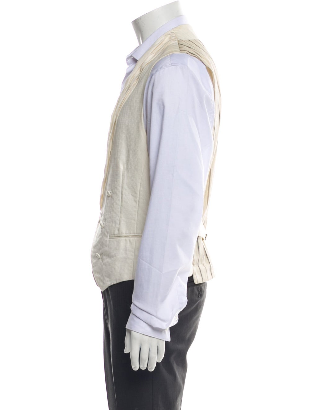 Matsuda Suit Vest From the 1980's Collection Neutrals… - Gem