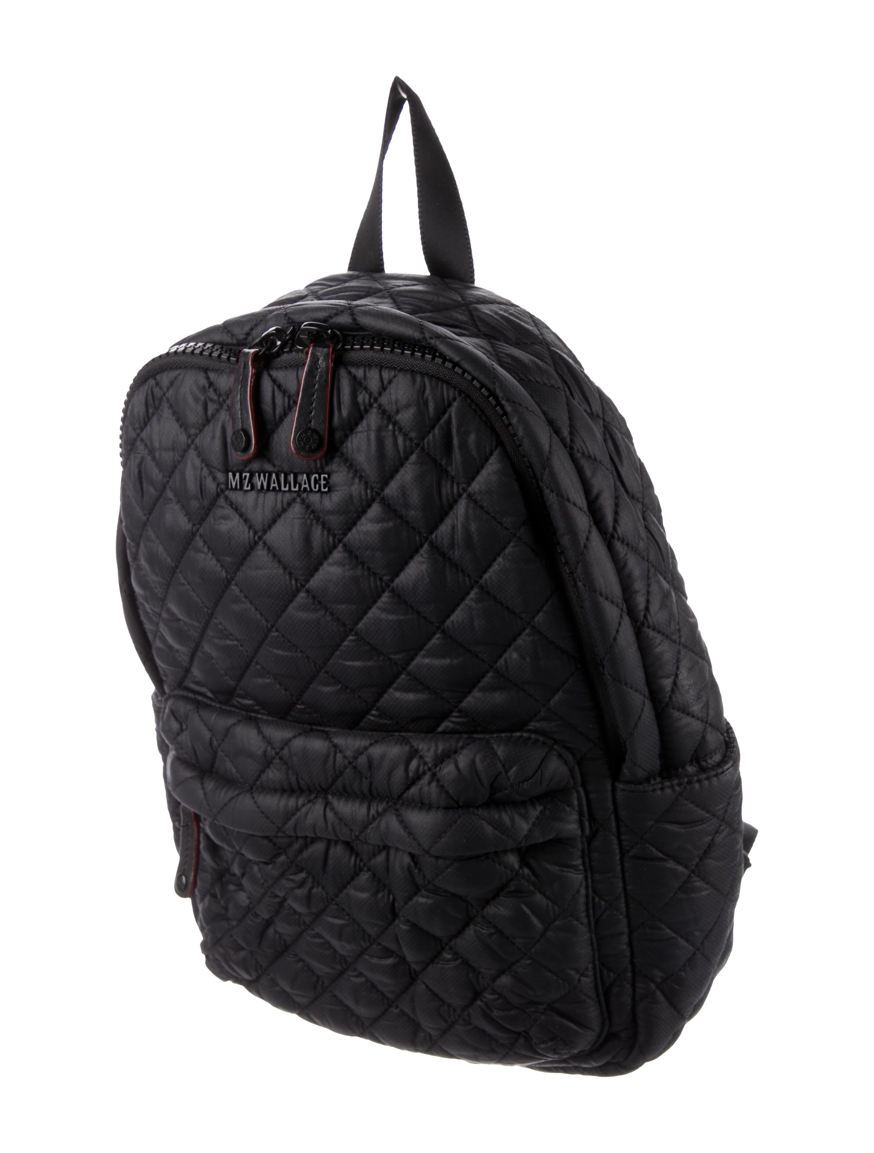 MZ Wallace Quilted Nylon Backpack - Black Backpacks, Handbags ...