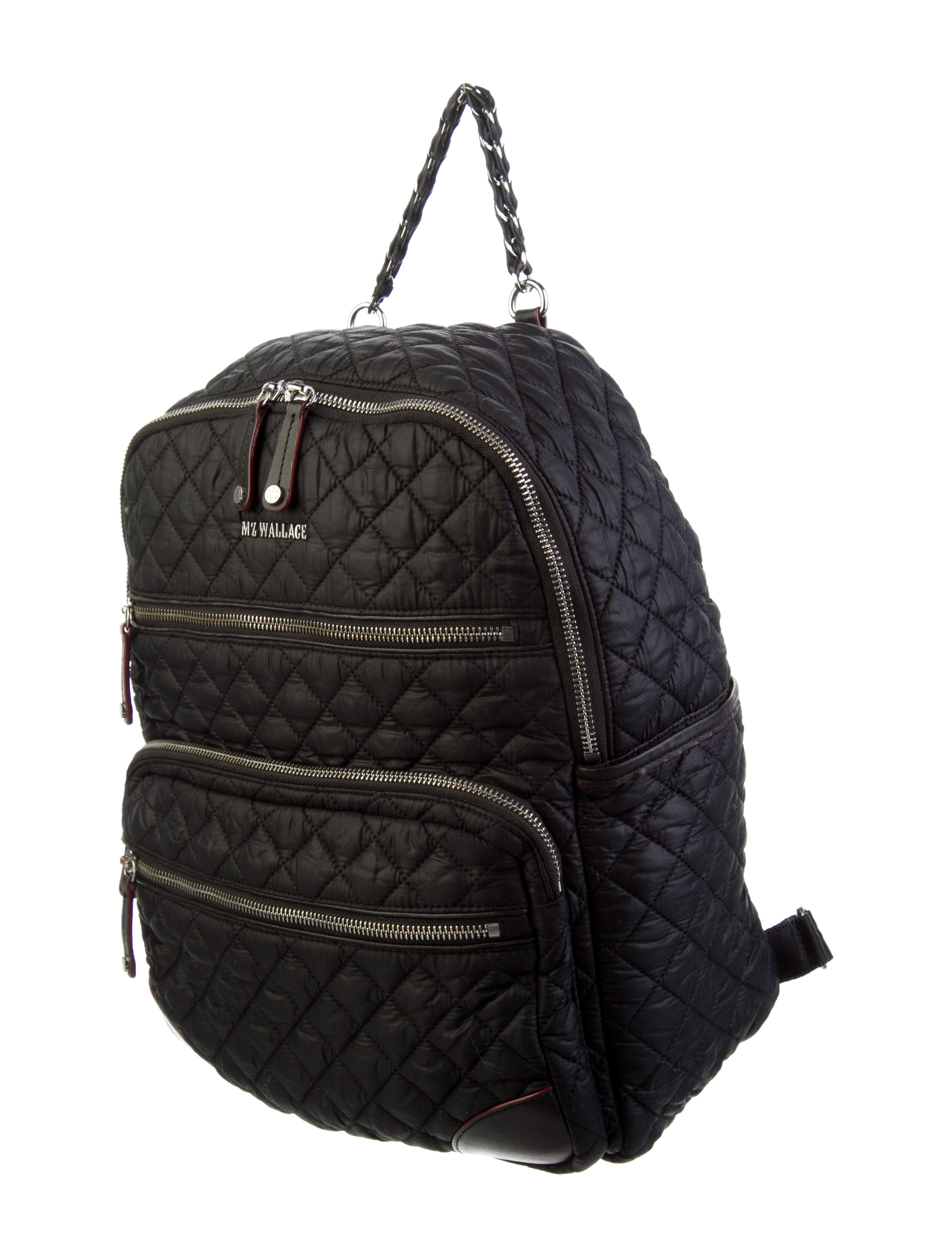 MZ Wallace Quilted Nylon Backpack - Black Backpacks, Handbags ...