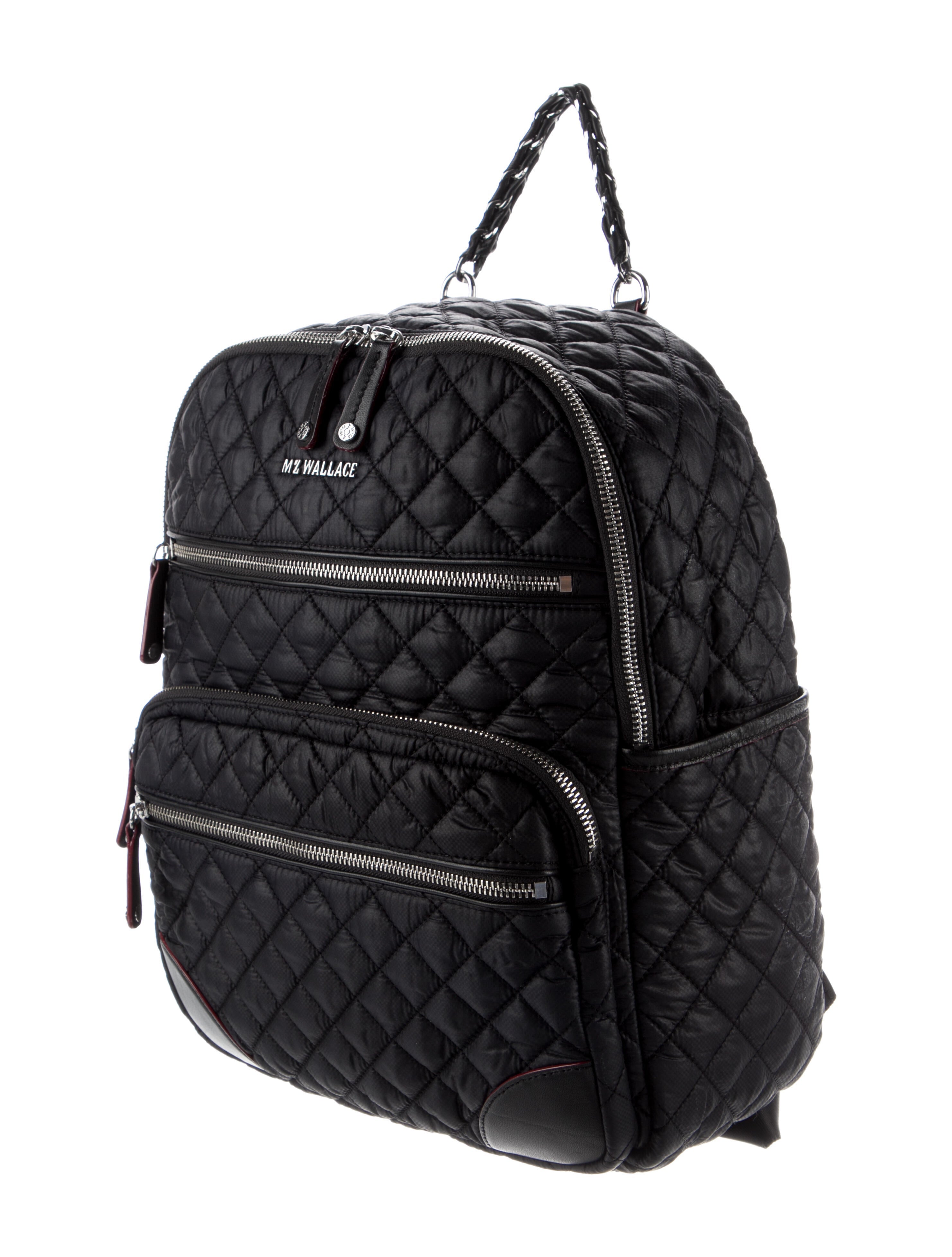 MZ Wallace Quilted Nylon Backpack - Black Backpacks, Handbags ...
