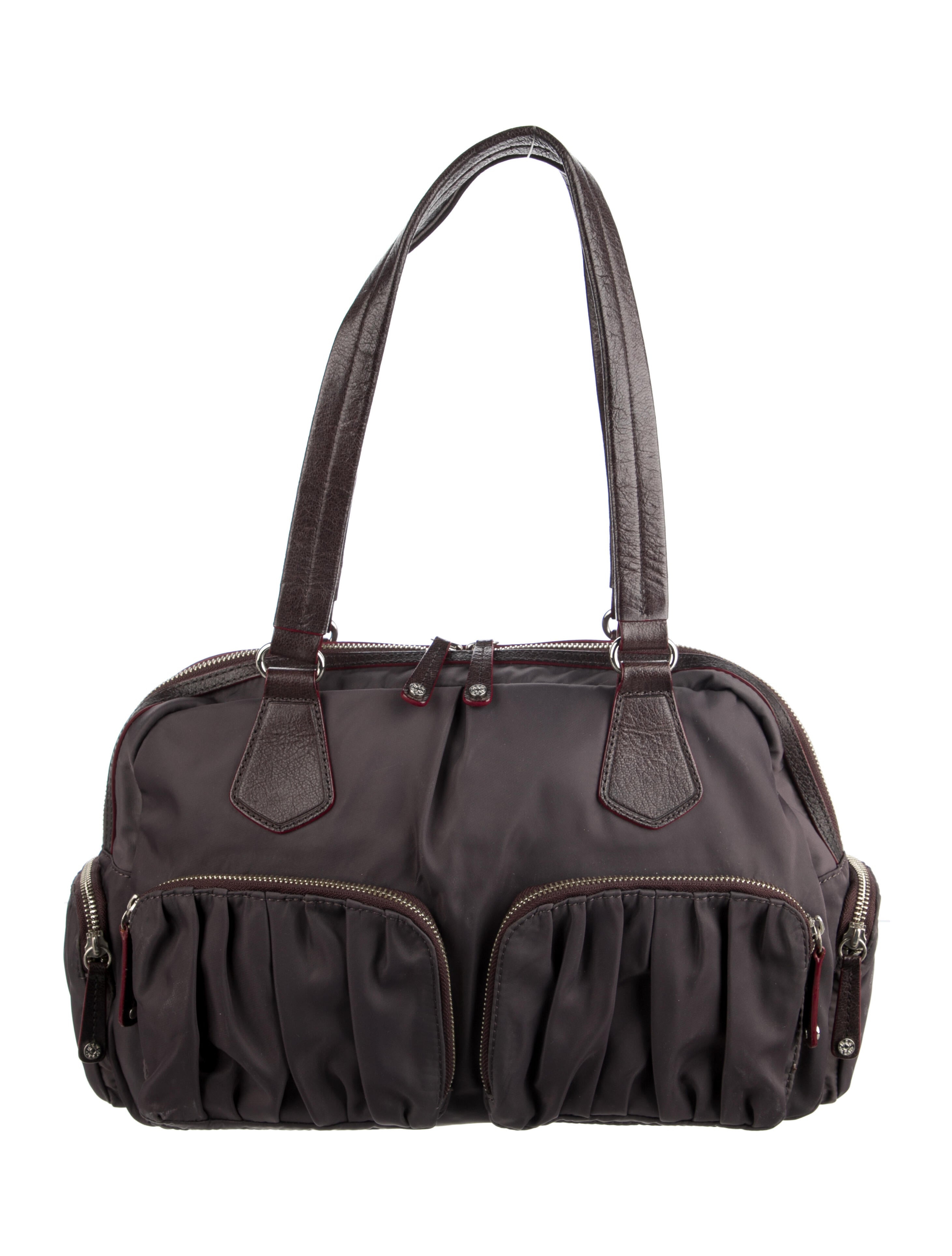 MZ Wallace Nylon Shoulder Bag - Grey Shoulder Bags, Handbags ...