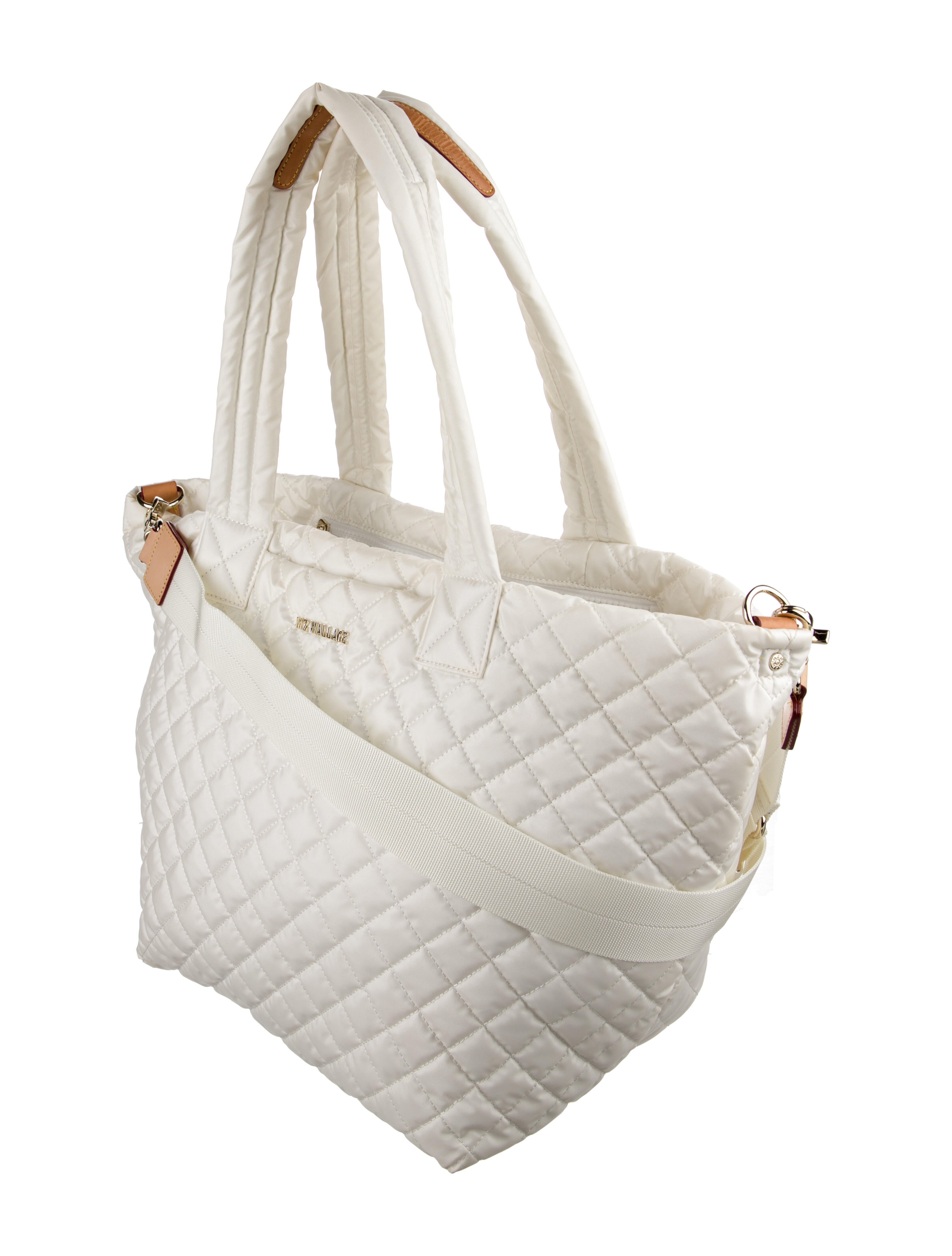 MZ Wallace Quilted Nylon Tote - White Totes, Handbags - WMZWA34283 ...