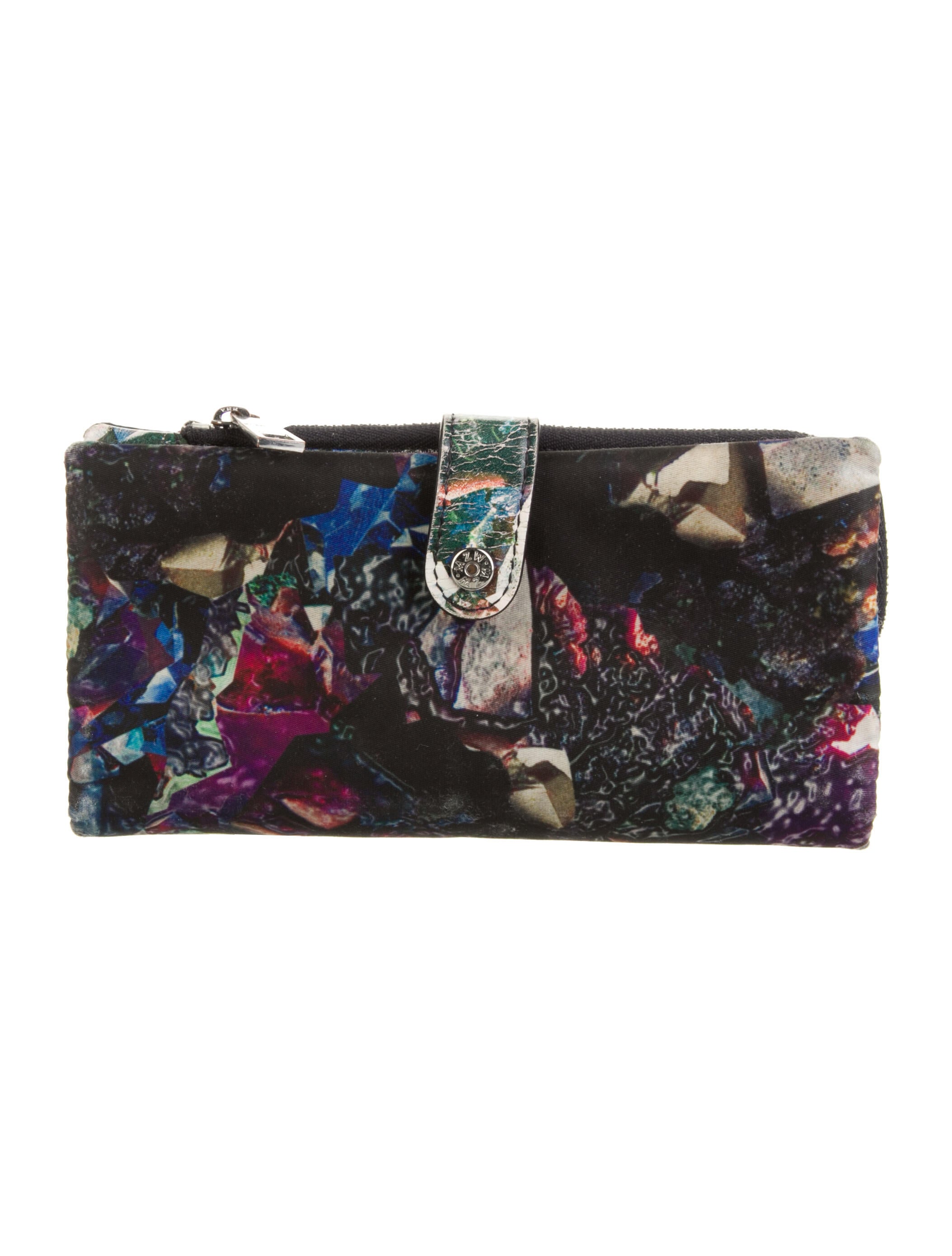 MZ Wallace Printed Wallet - Black Wallets, Accessories - WMZWA35982 ...