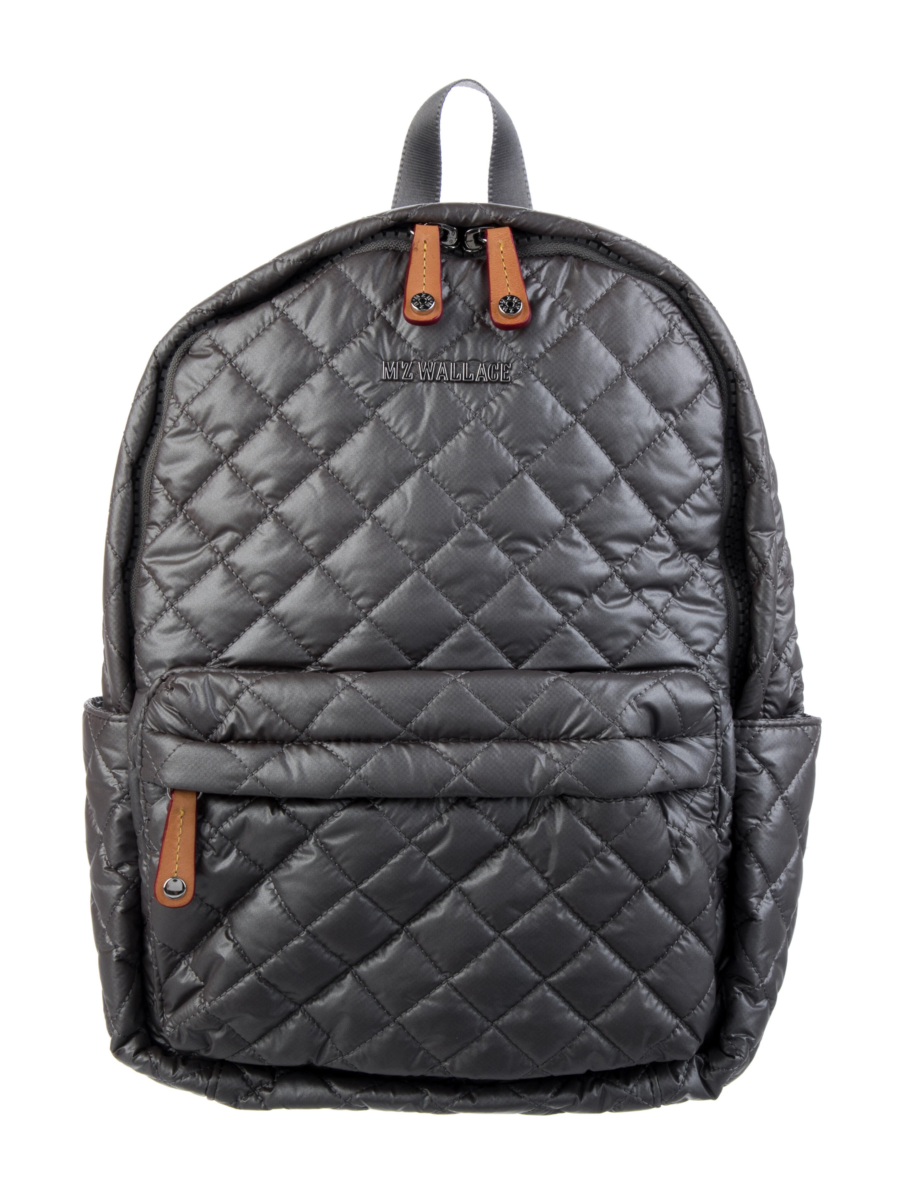 MZ Wallace Quilted Nylon Backpack w/ Tags - Grey Backpacks, Handbags ...