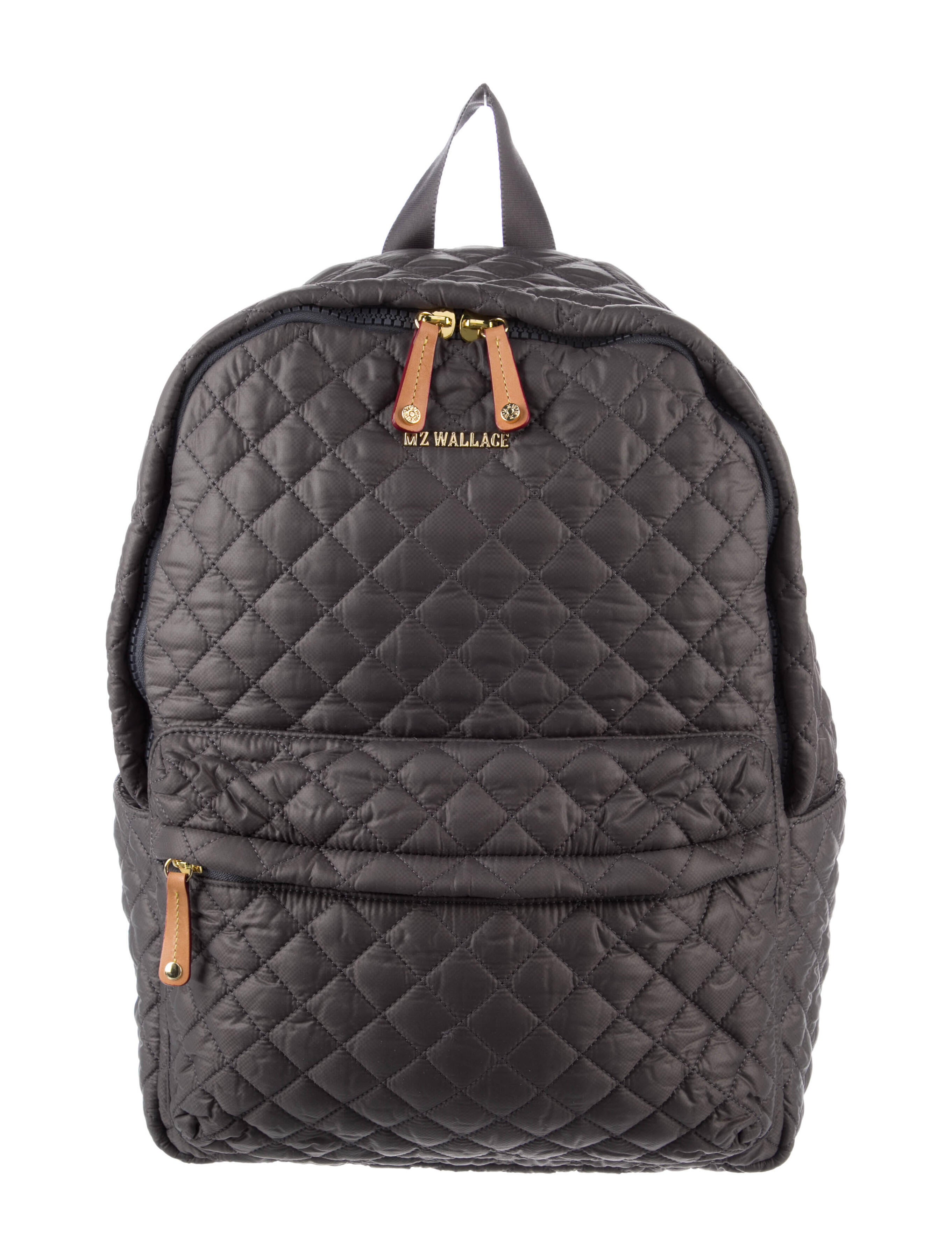 MZ Wallace Quilted Nylon Backpack - Grey Backpacks, Handbags ...