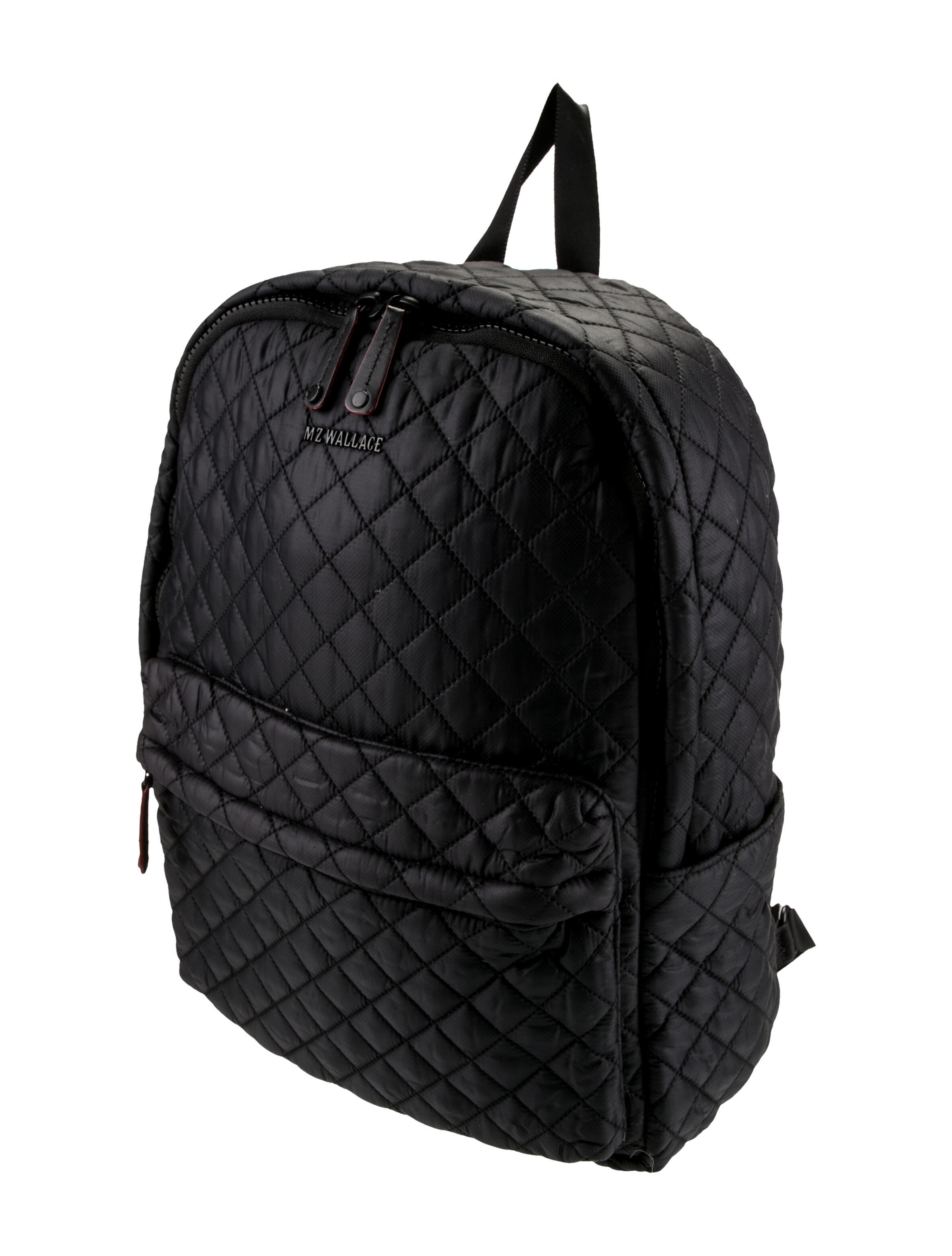 MZ Wallace Quilted Nylon Backpack - Black Backpacks, Handbags ...