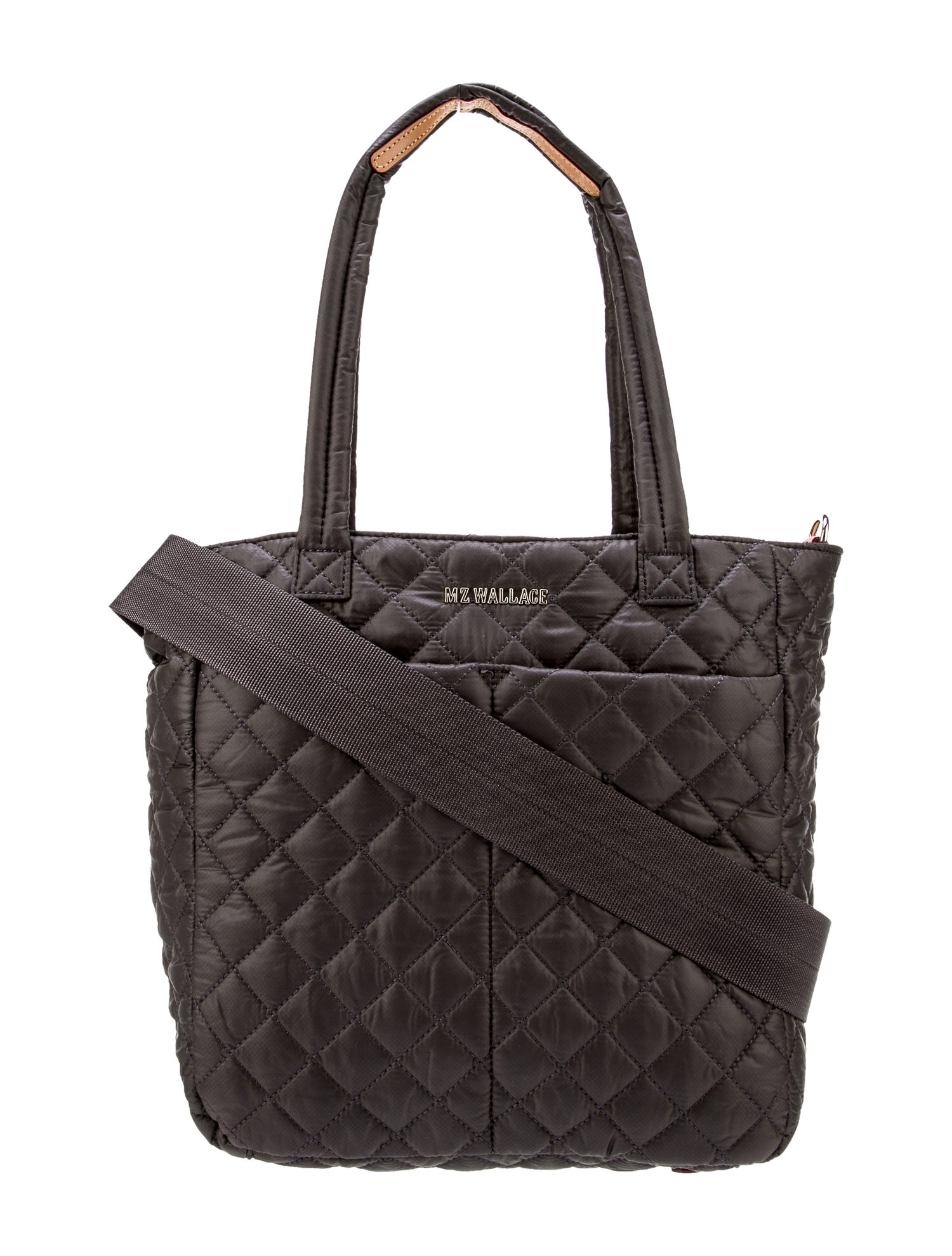 MZ Wallace Nylon Shoulder Bag - Grey Shoulder Bags, Handbags ...