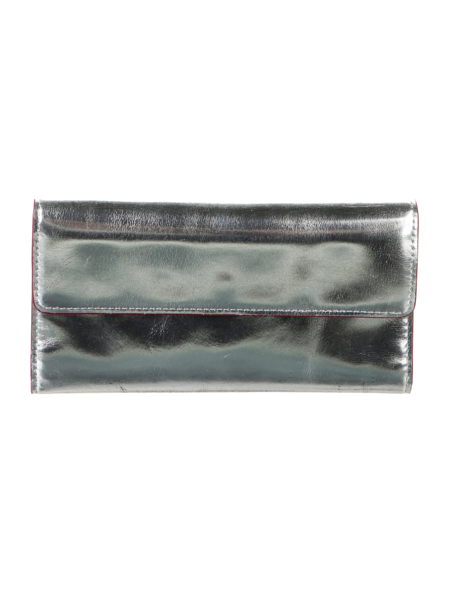 MZ Wallace Patent Leather Wallet - Metallic Wallets, Accessories ...
