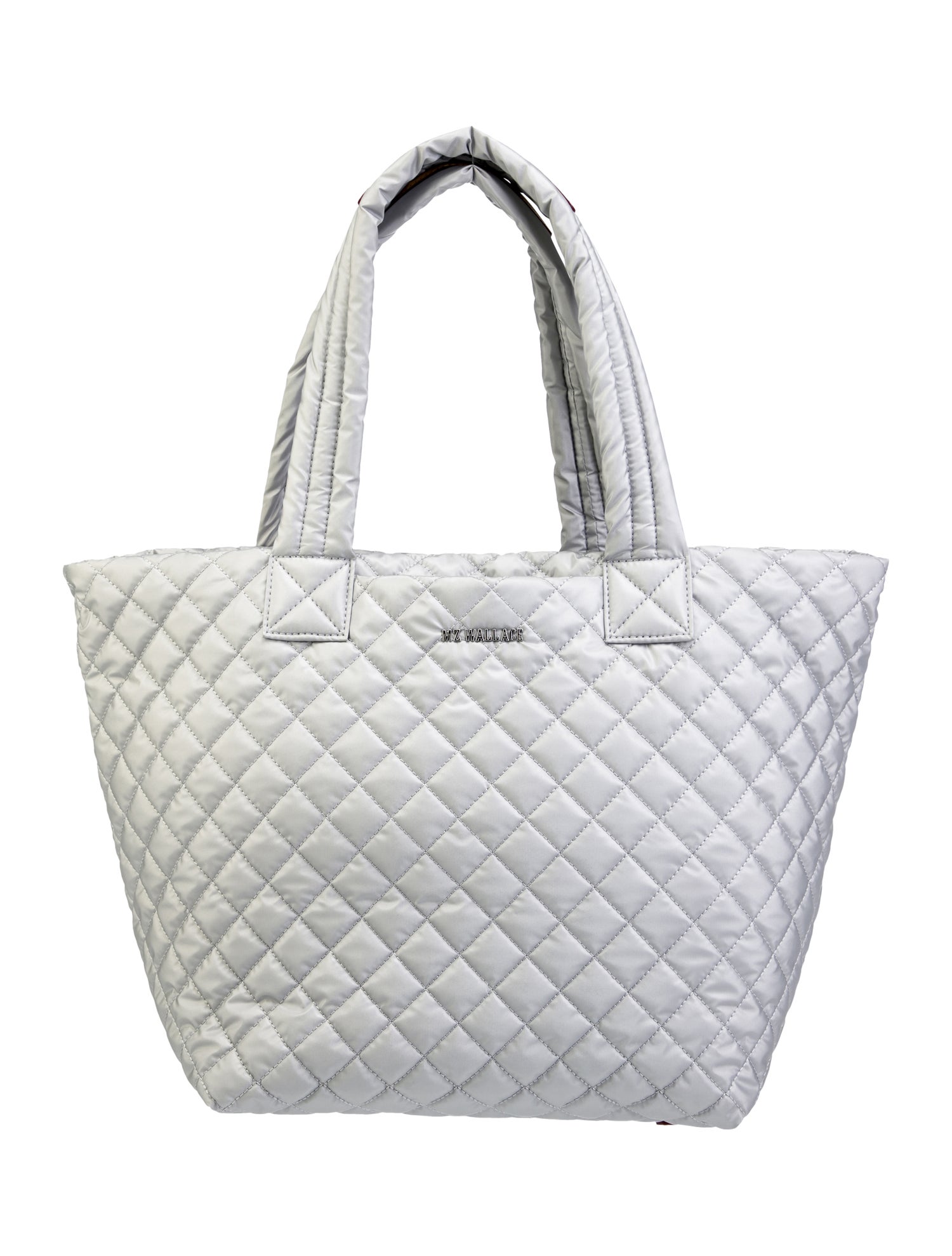 MZ Wallace Quilted Nylon Tote Bag - Grey Totes, Handbags - WMZWA39870 ...