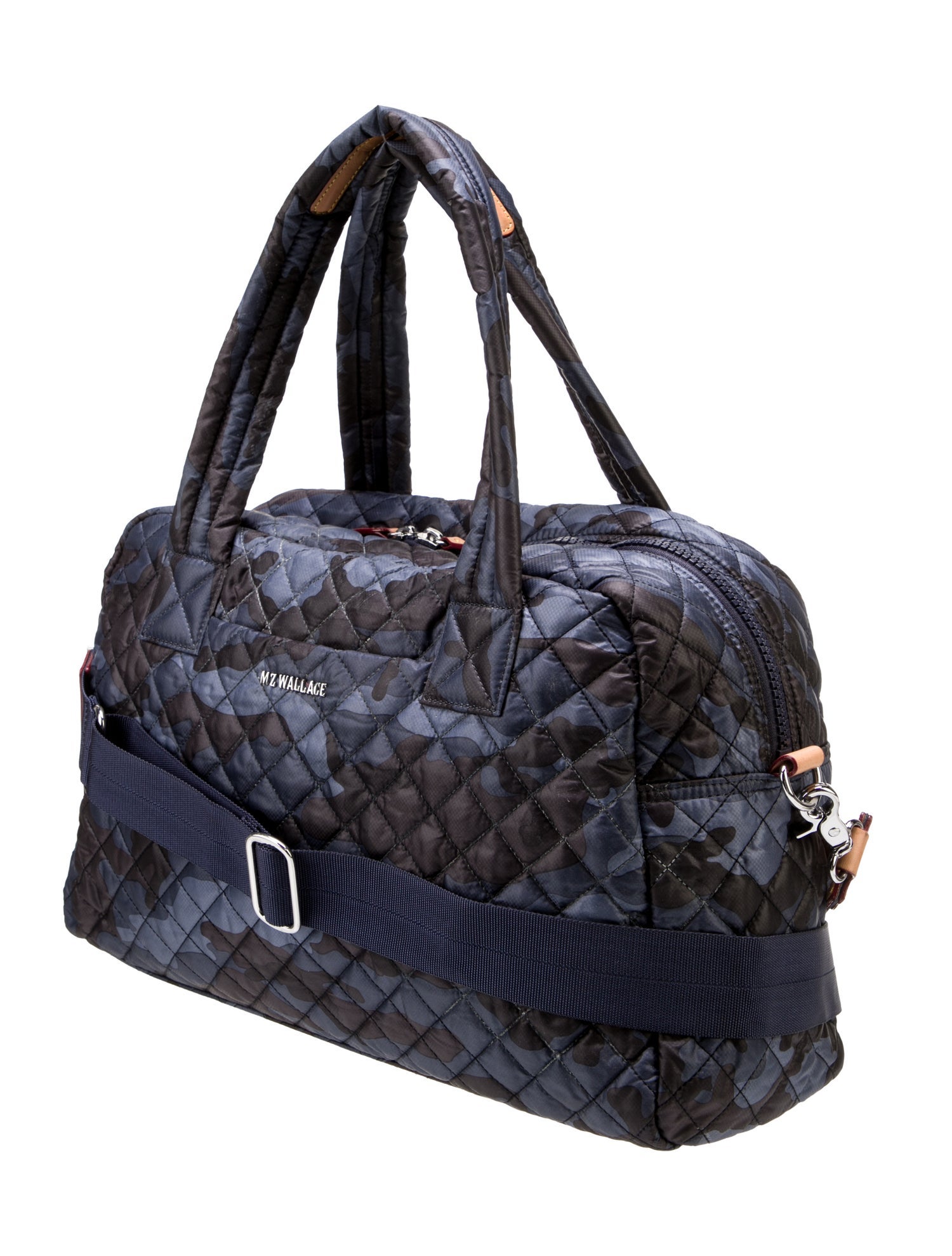 MZ Wallace Camo Print Nylon Luggage - Blue Luggage and Travel, Handbags ...