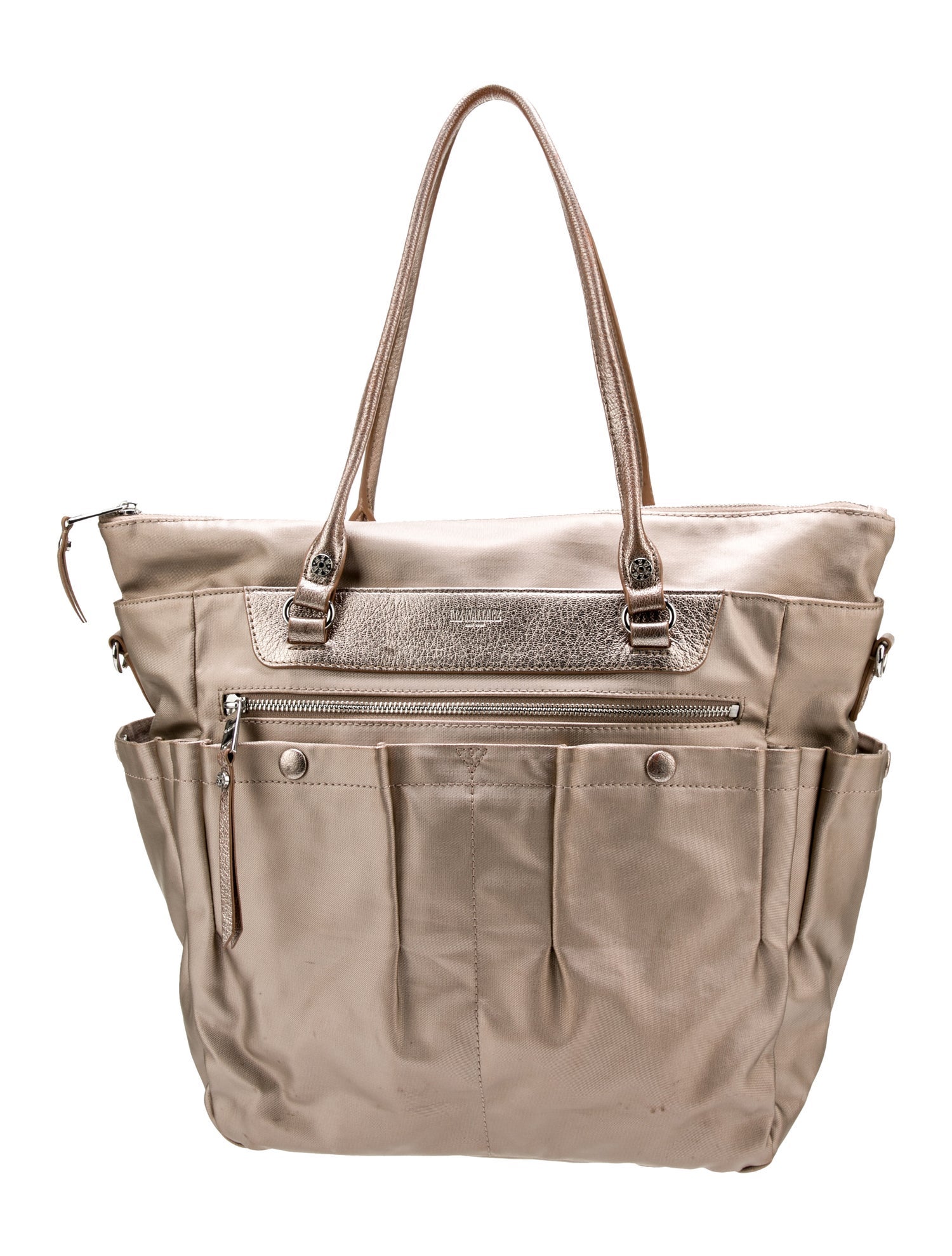 Tory Burch Leather-trimmed Nylon Tote Bag - Brown Totes, Handbags ...