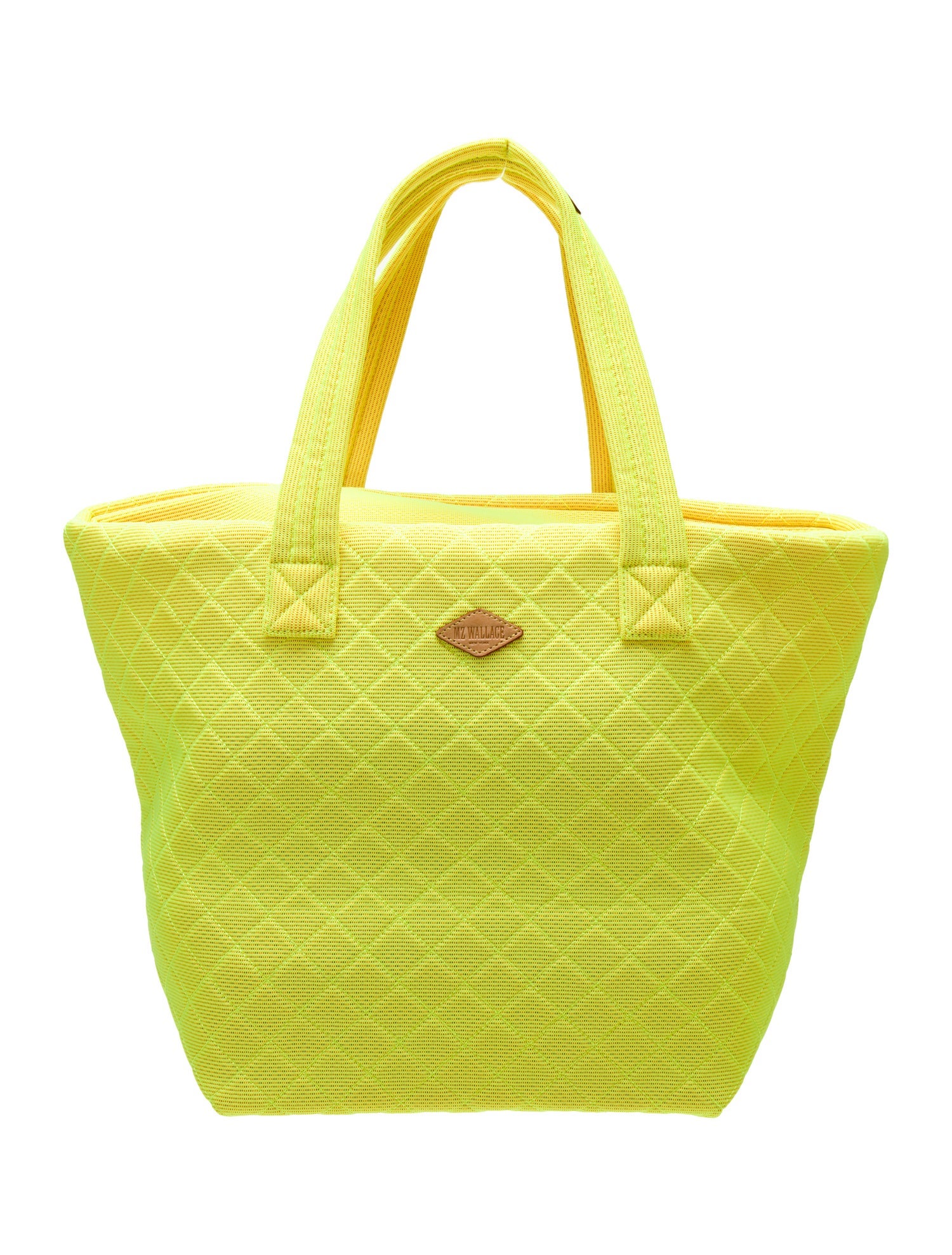 MZ Wallace Leather Trimmed Tote w/Tags - Yellow Totes, Handbags ...