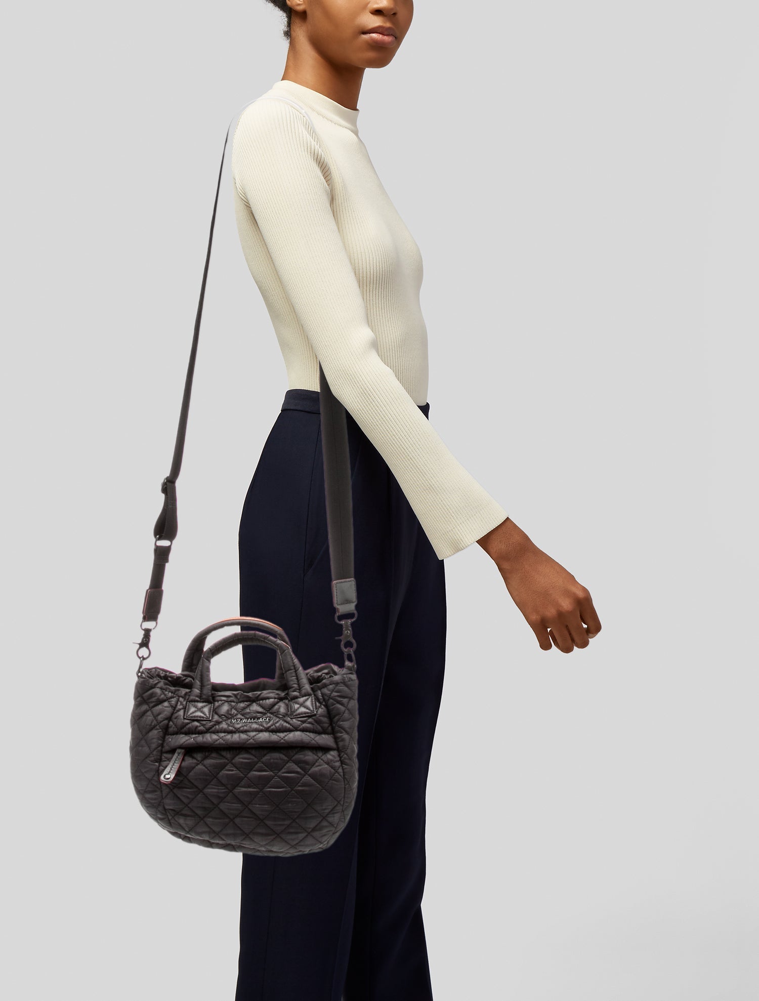 Miu Miu Leather Braided Handle Bag - Black Handle Bags, Handbags ...