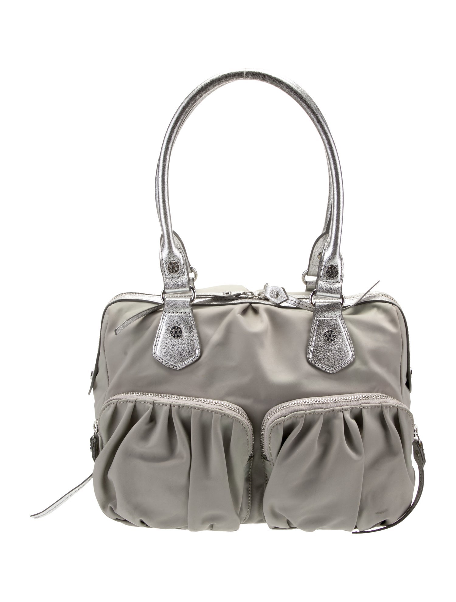 MZ Wallace Nylon Shoulder Bag - Grey Shoulder Bags, Handbags ...